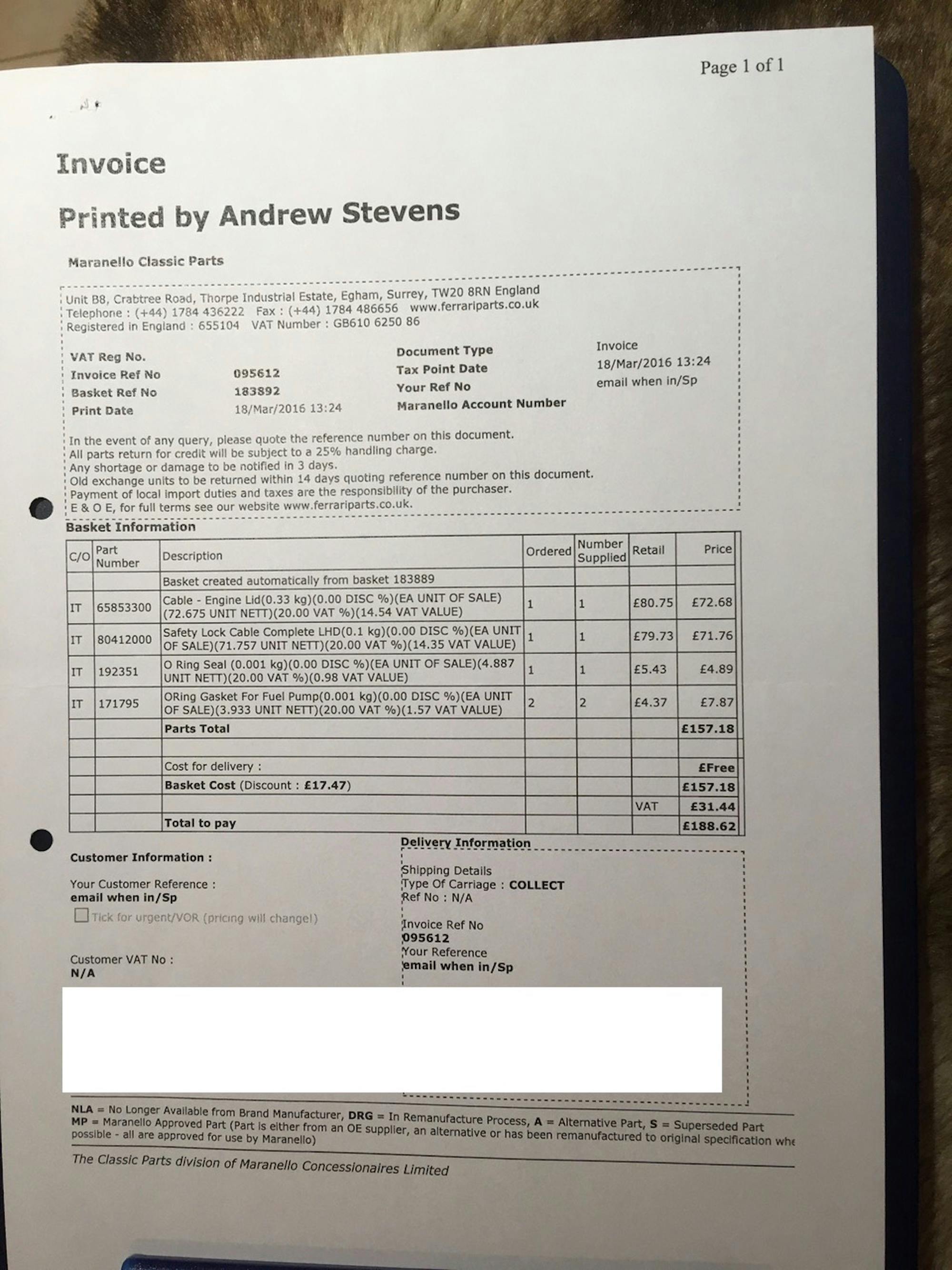 2001 FERRARI 360 MODENA - MANUAL