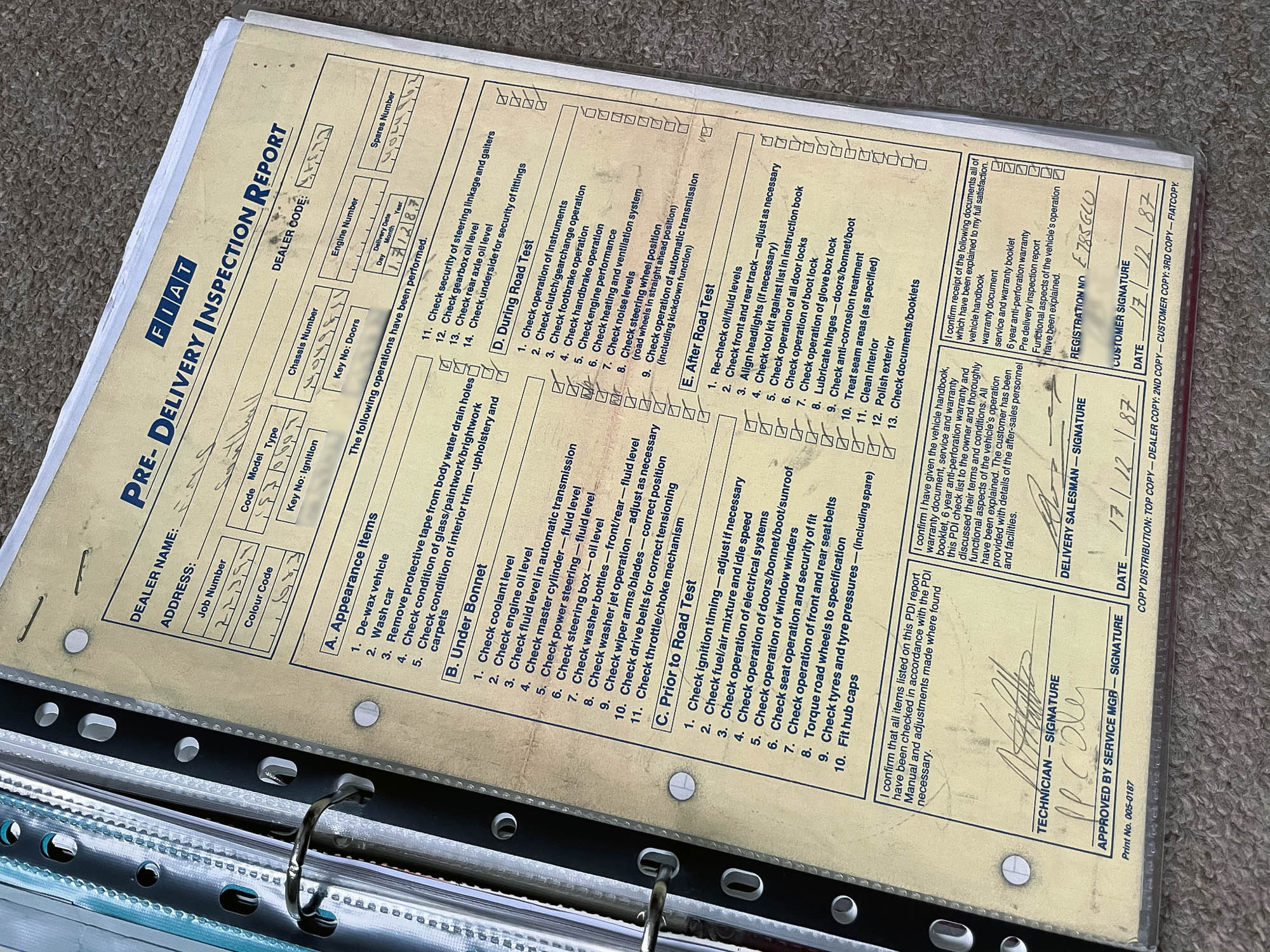 NO RESERVE: 1987 FIAT PANDA 4X4