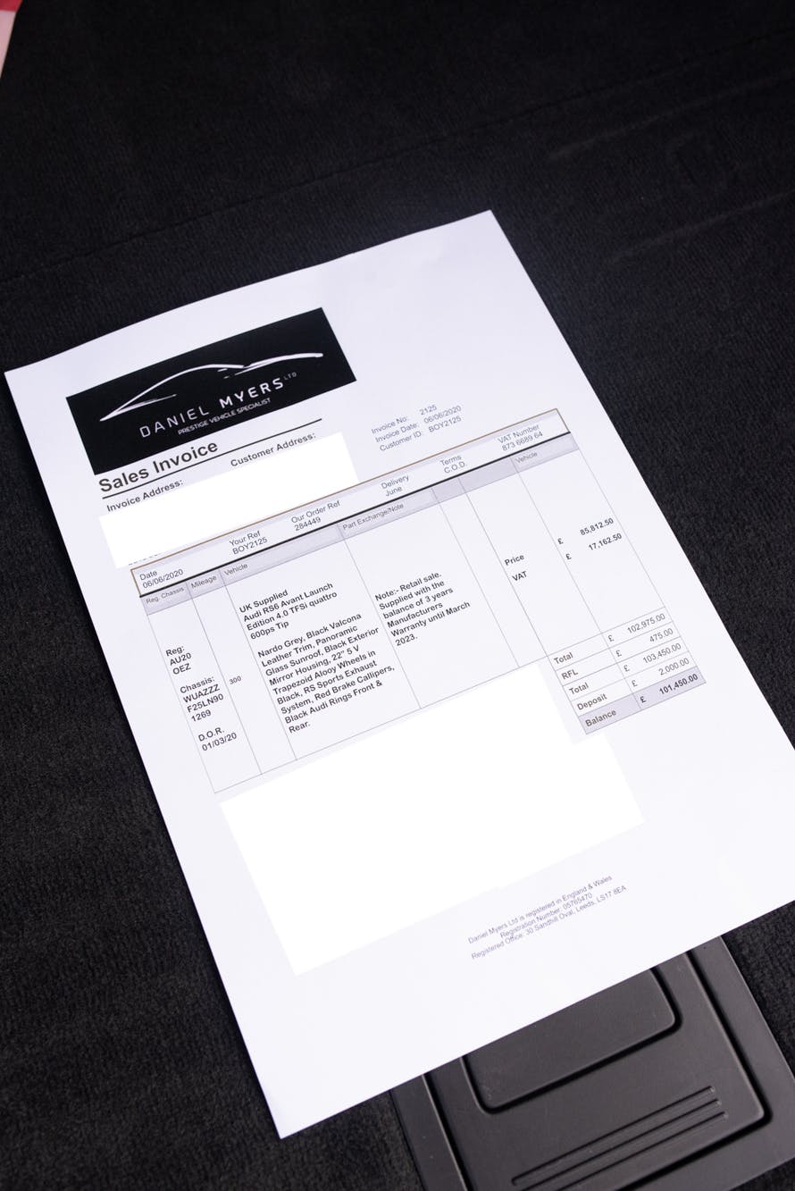 2020 AUDI RS6 AVANT - LAUNCH EDITION