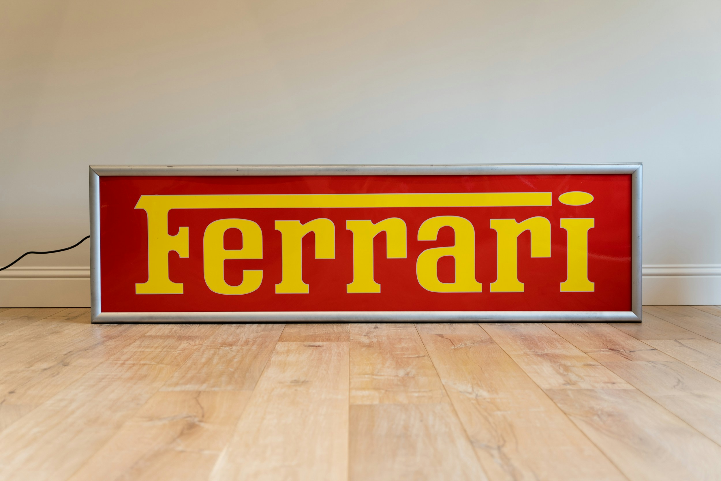 FERRARI ILLUMINATED DEALERSHIP SIGN