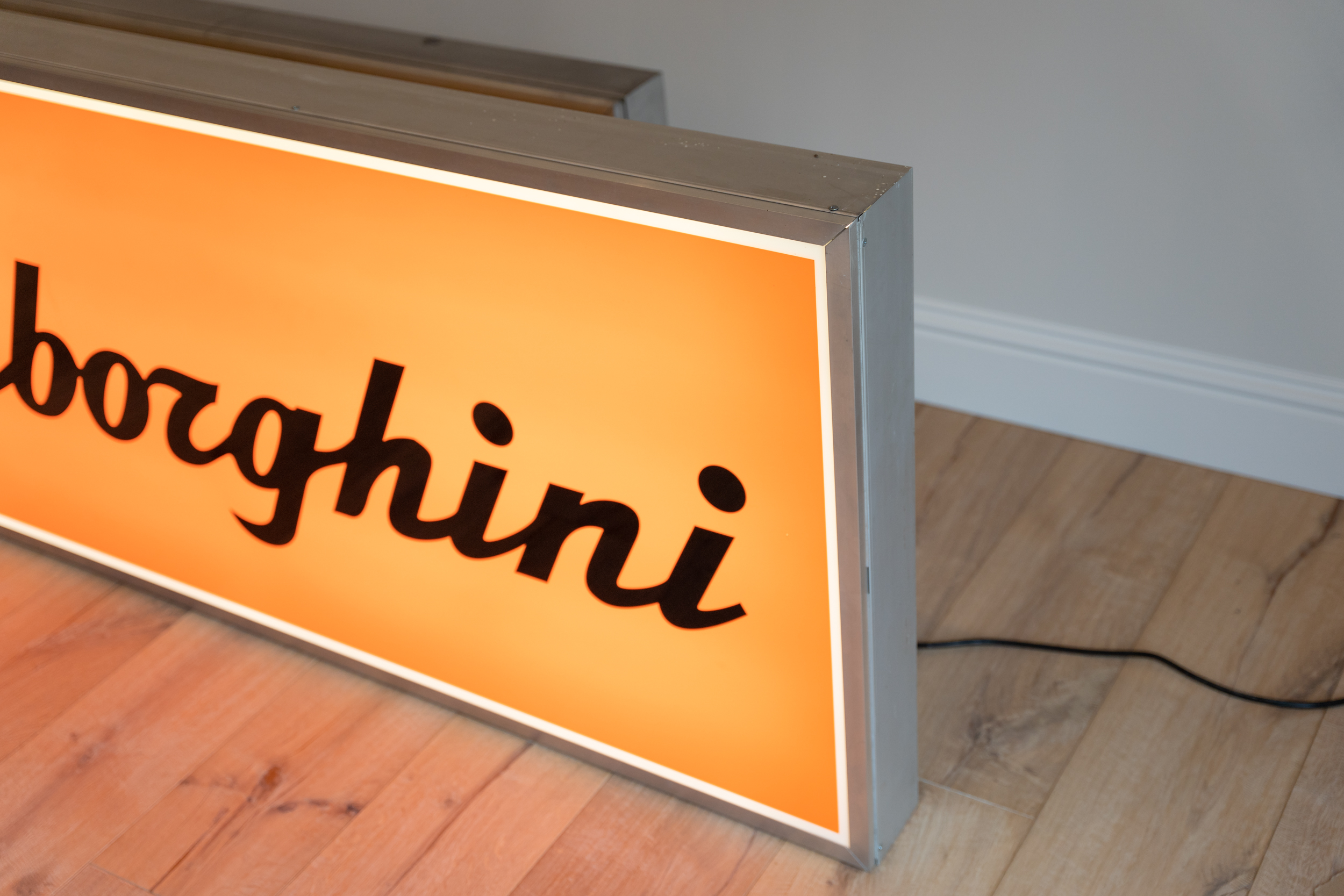 LAMBORGHINI ILLUMINATED DEALERSHIP SIGN for sale by auction in ...