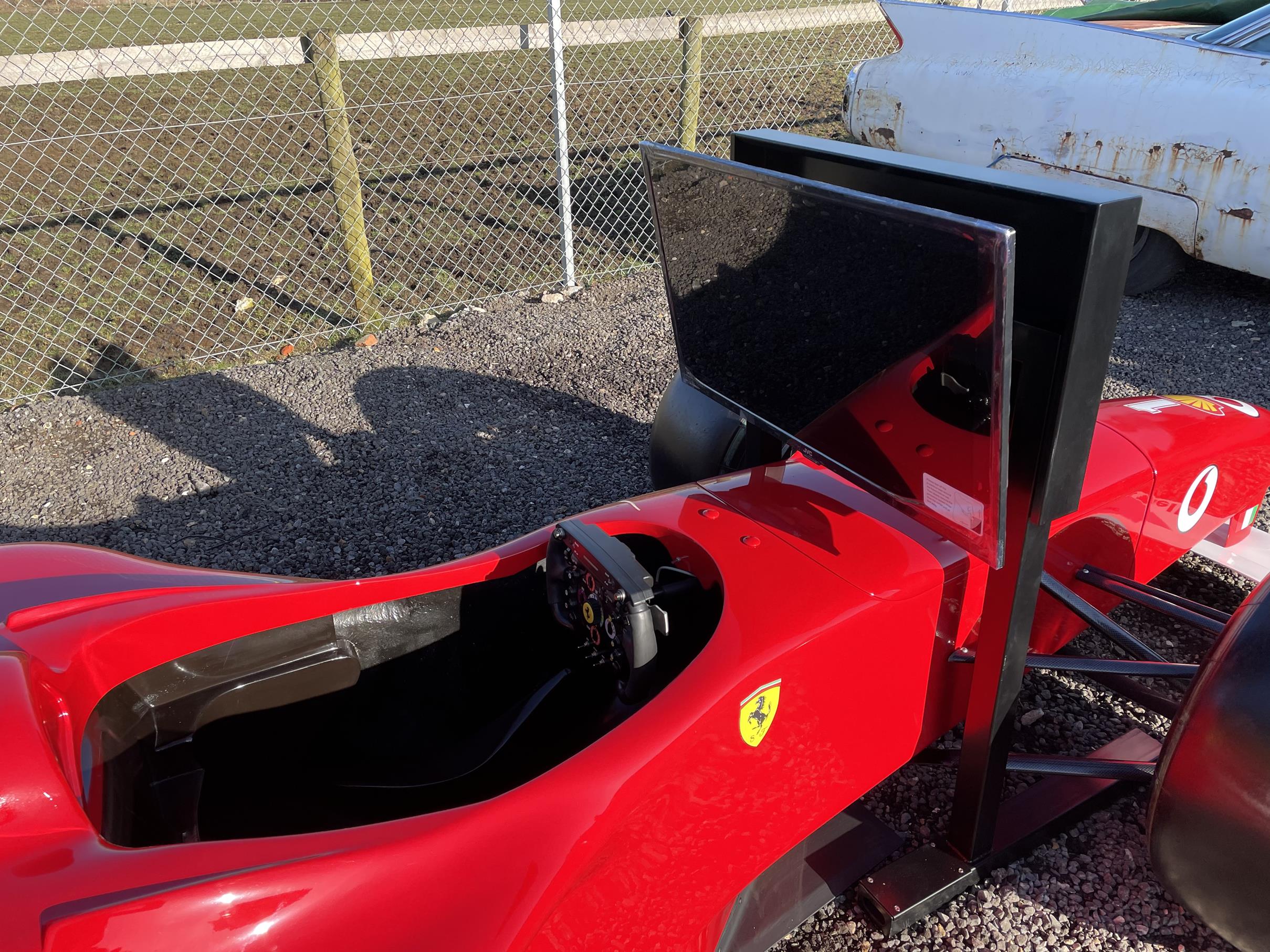 F1 STATIC RACING SIMULATOR - FERRARI LIVERY for sale by auction in ...