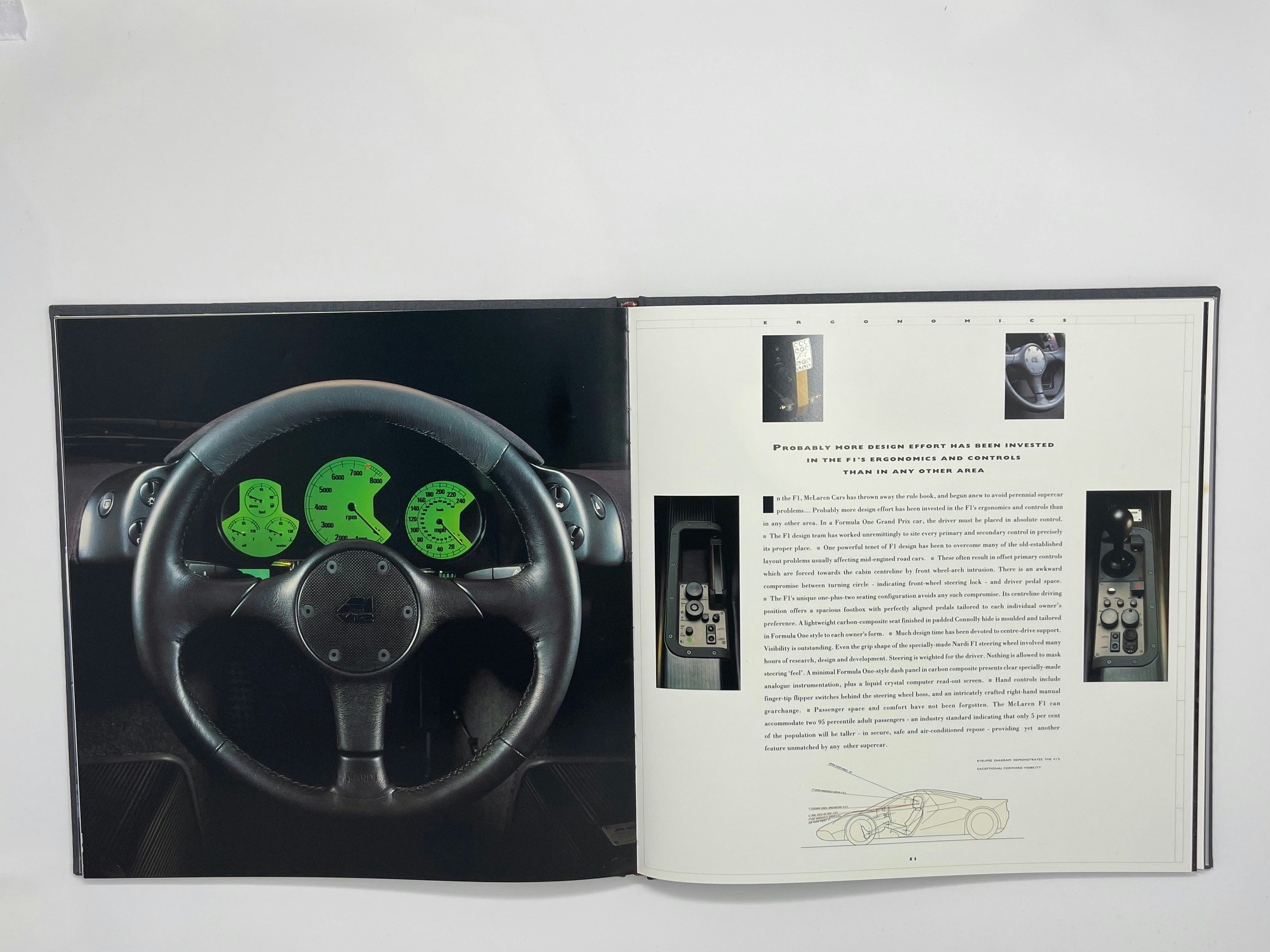 1992 MCLAREN F1 HARDBACK BROCHURE for sale in Watford, United Kingdom