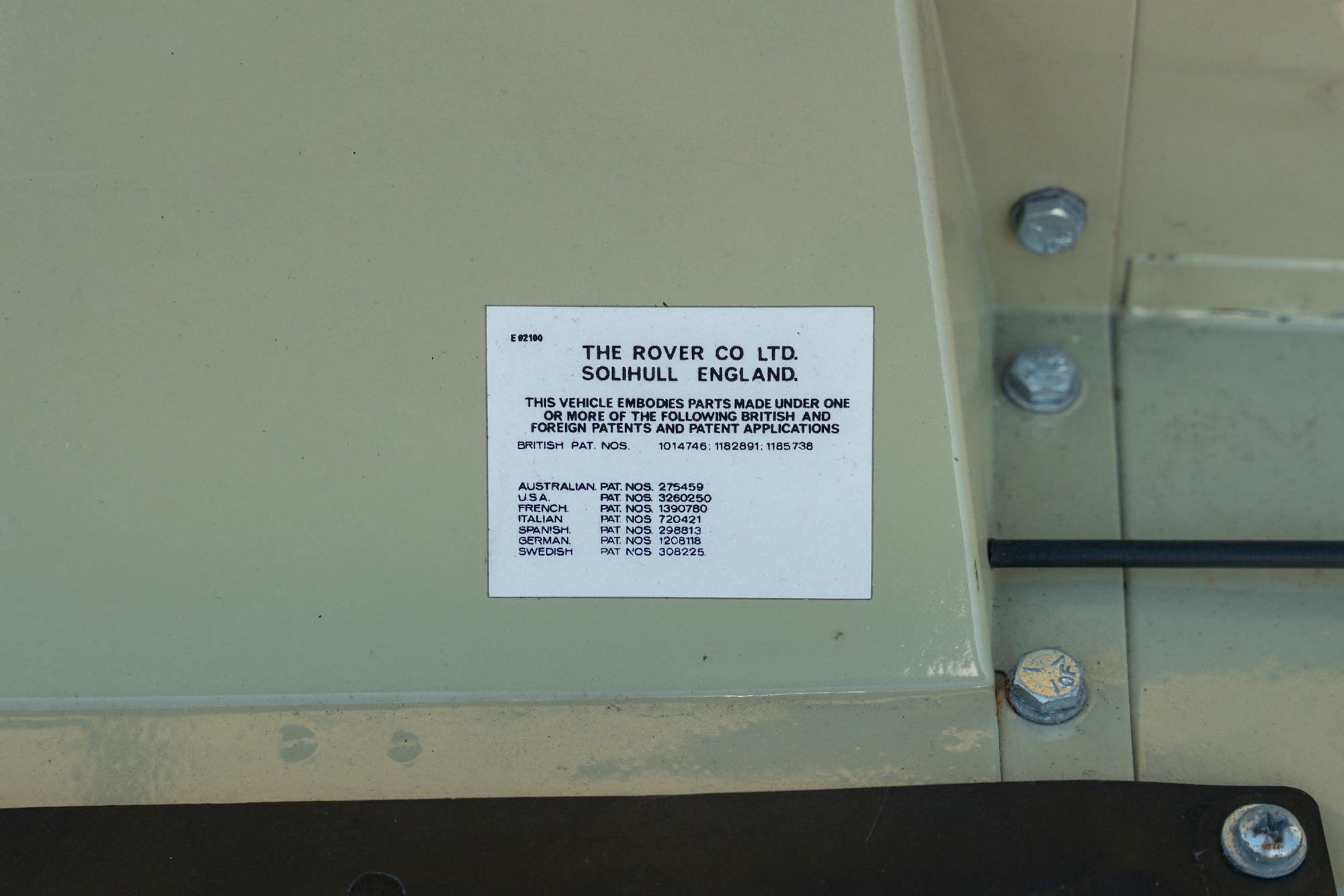 1973 RANGE ROVER CLASSIC 2 DOOR - SUFFIX B