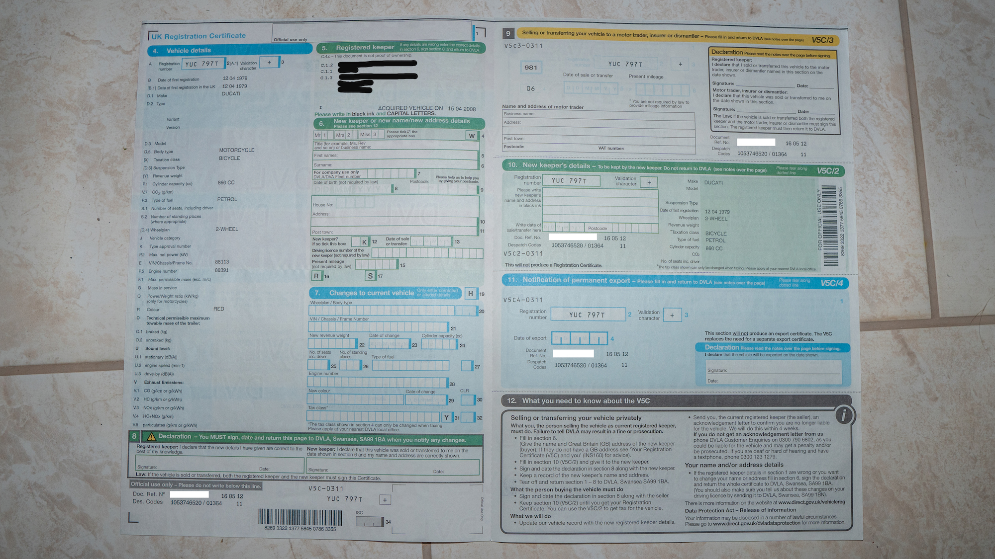 1979 DUCATI 900 SUPER SPORT