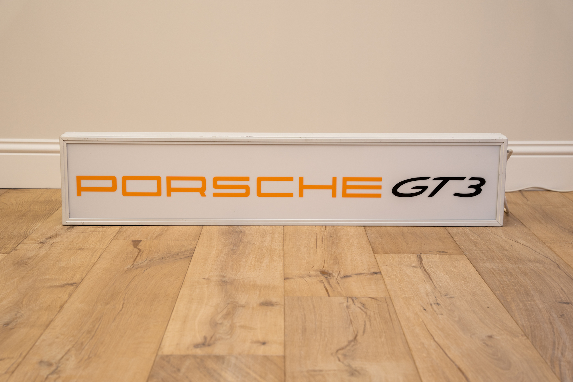 PORSCHE GT3 ILLUMINATED DOUBLE SIDED DEALERSHIP SIGN