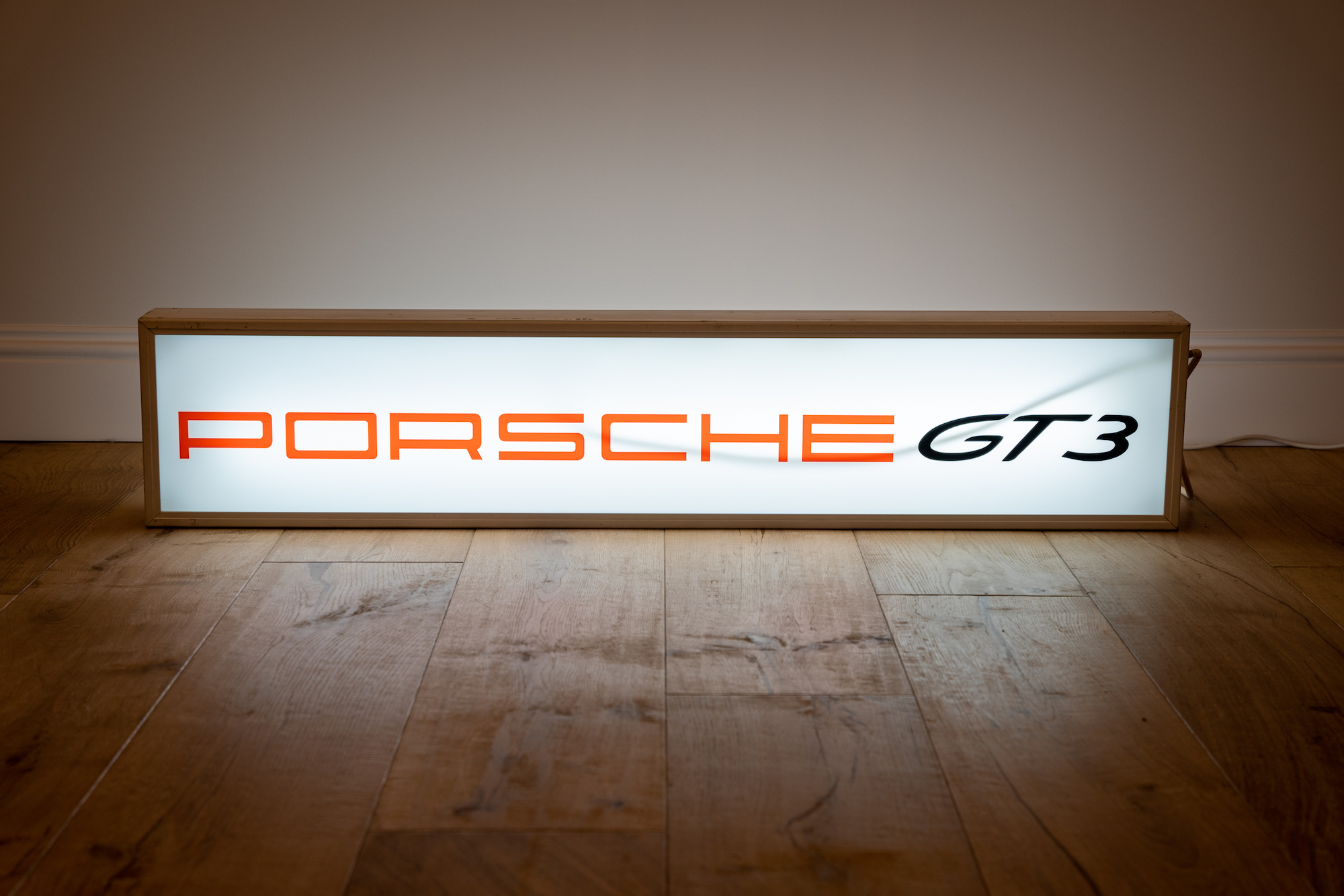 PORSCHE GT3 ILLUMINATED DOUBLE SIDED DEALERSHIP SIGN