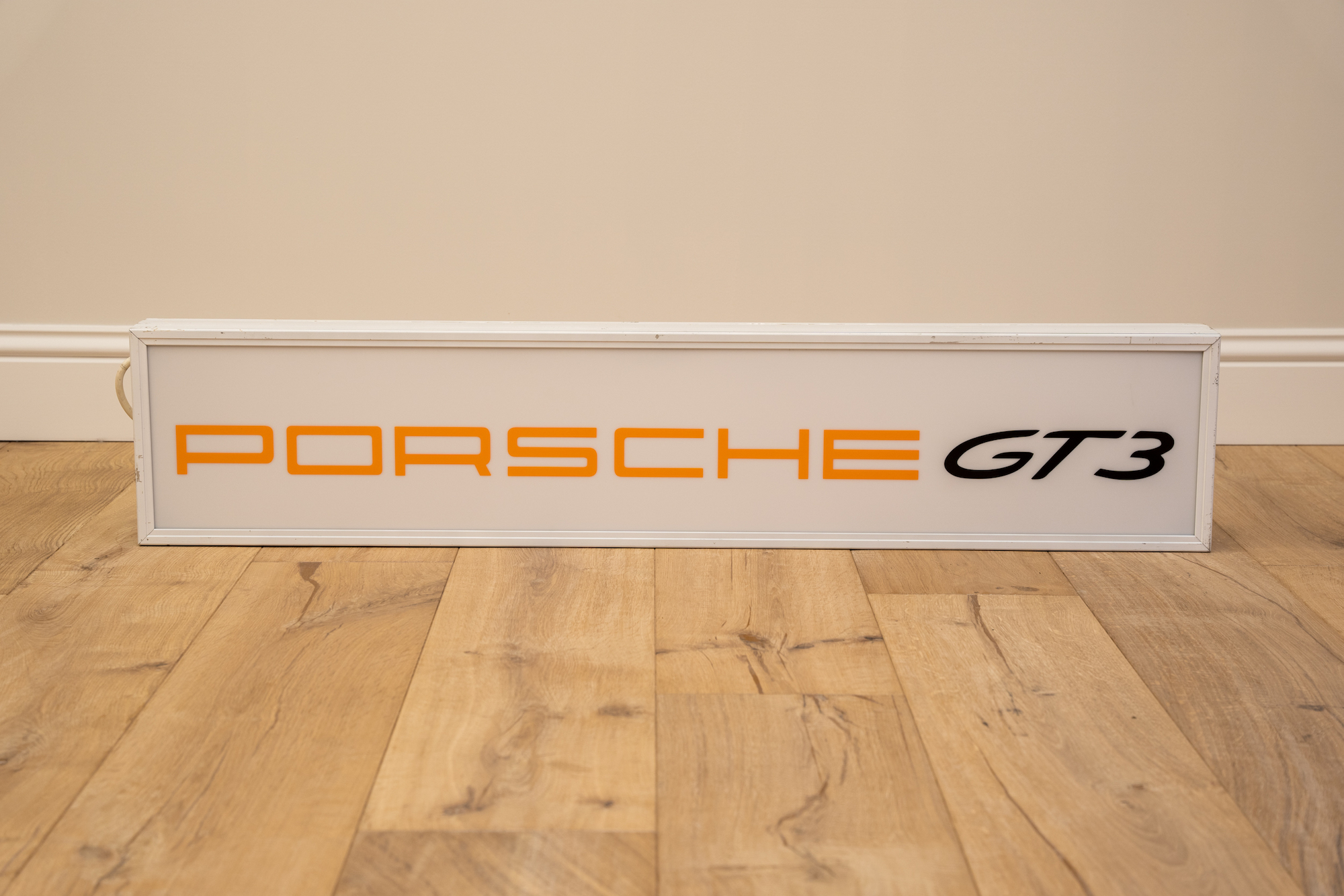 PORSCHE GT3 ILLUMINATED DOUBLE SIDED DEALERSHIP SIGN