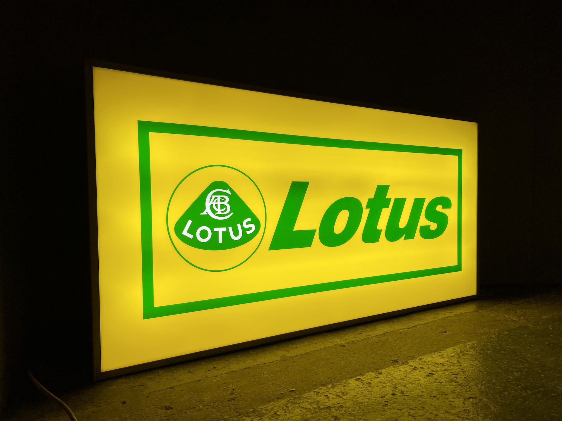 LOTUS ILLUMINATED SIGN