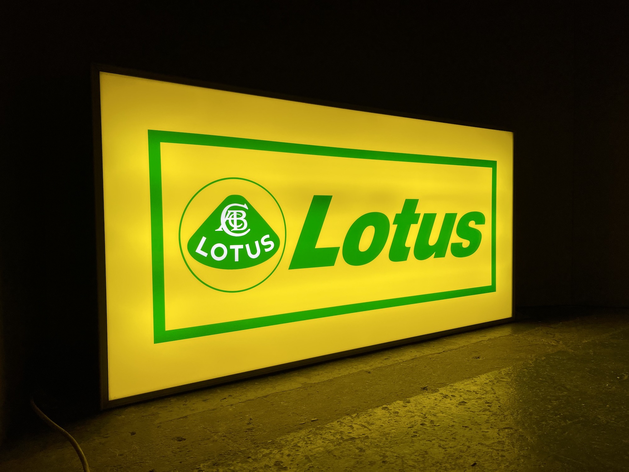 LOTUS ILLUMINATED SIGN