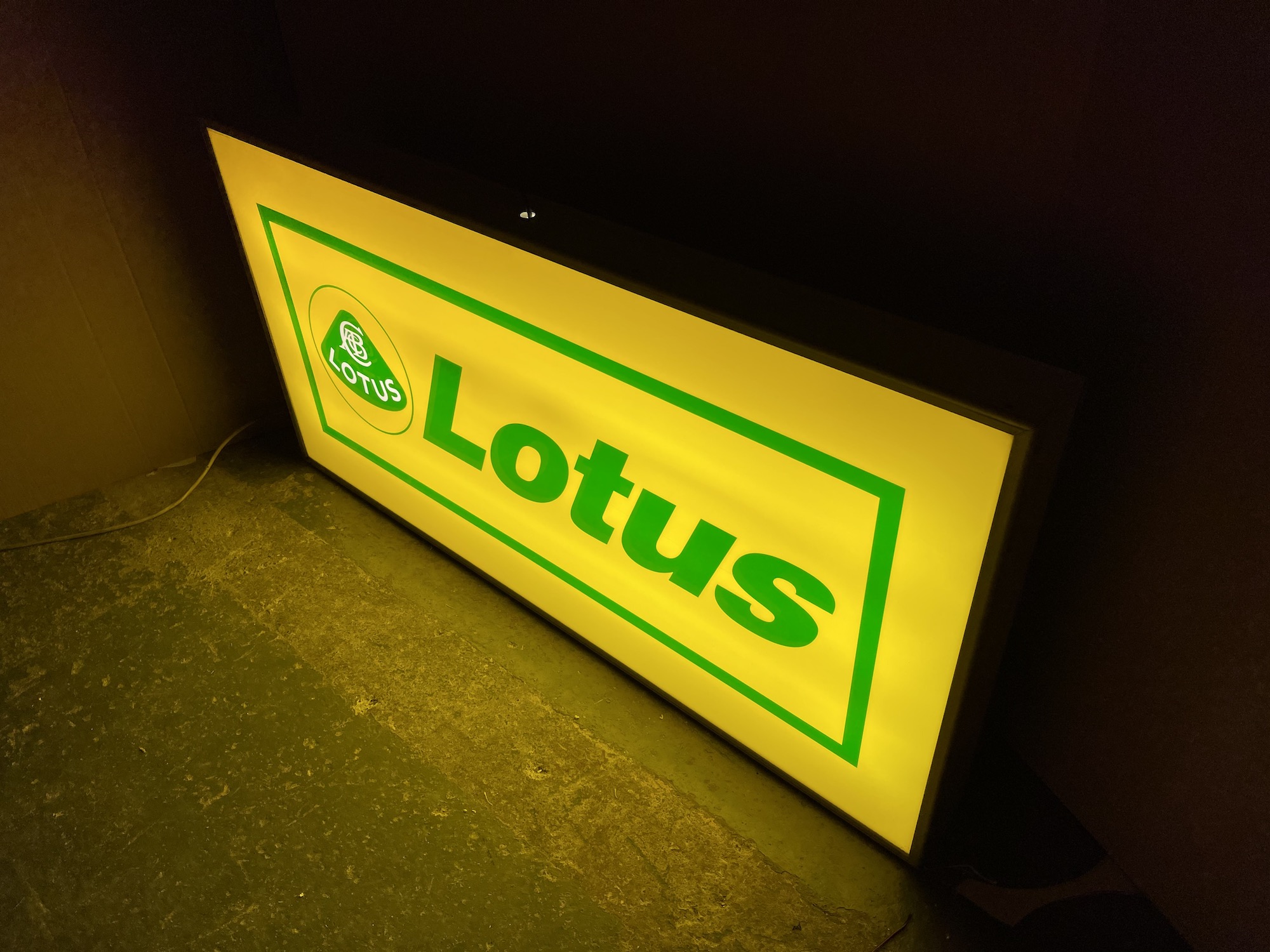 LOTUS ILLUMINATED SIGN for sale by auction in Northumberland, United ...