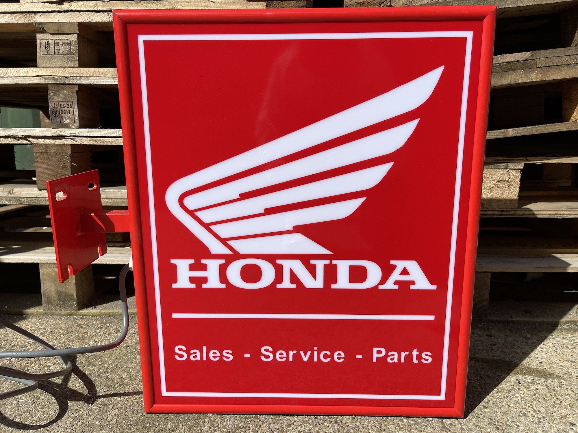 HONDA MOTORCYCLES SERVICE SIGN for sale by auction in Northumberland ...