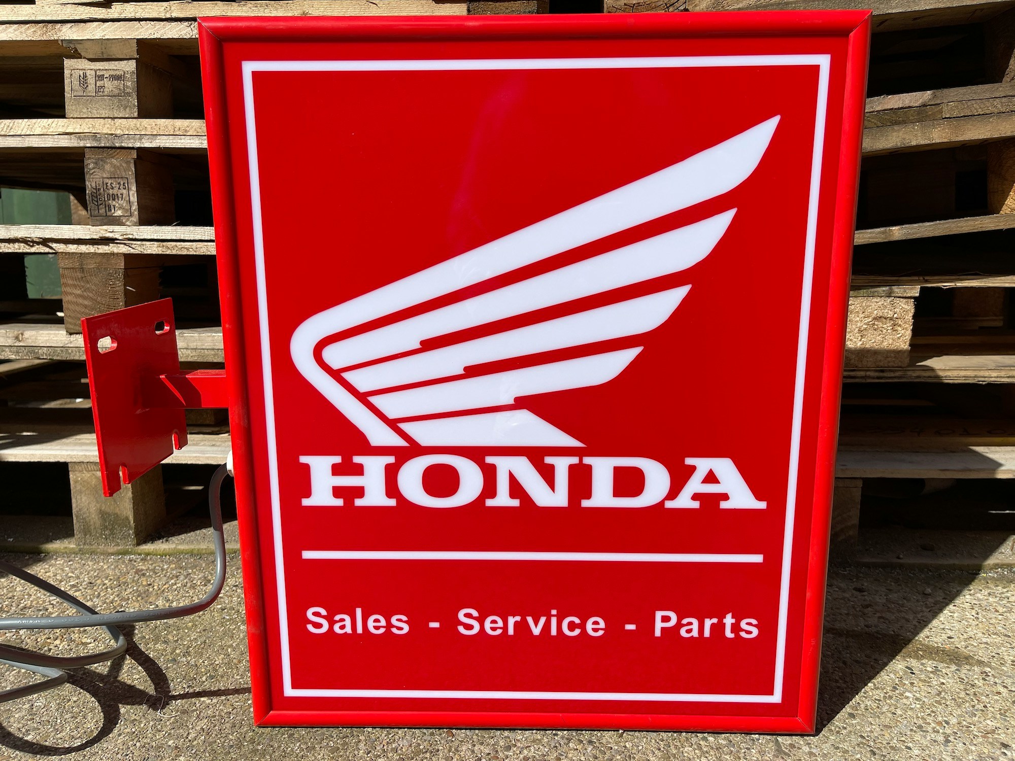 HONDA MOTORCYCLES SERVICE SIGN for sale by auction in Northumberland ...