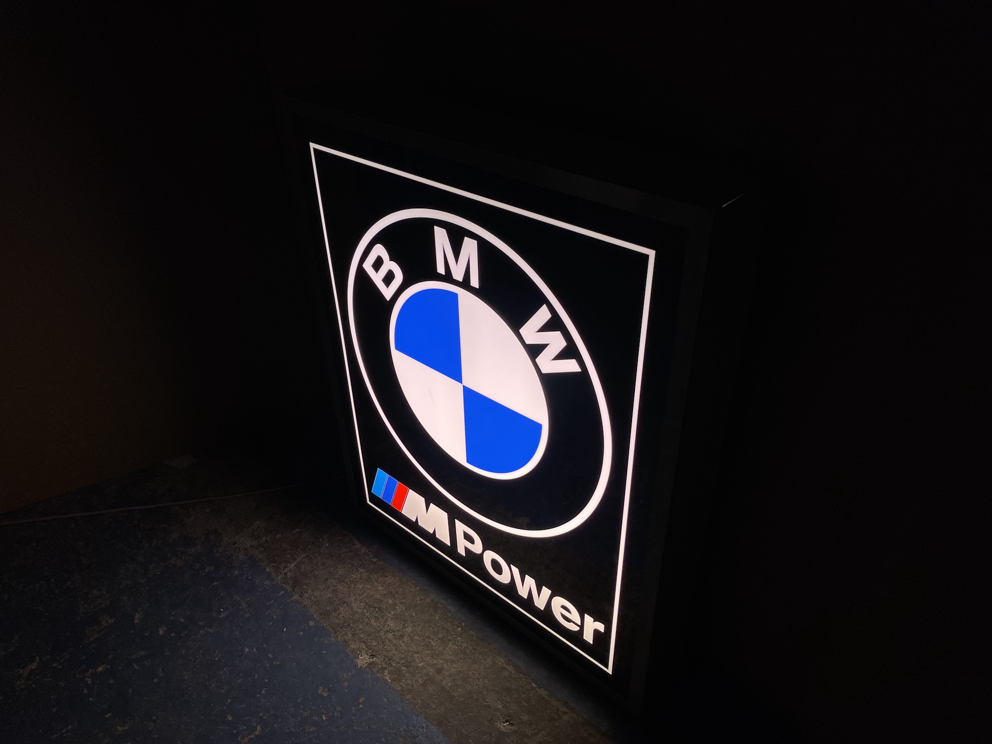 BMW M POWER SIGN for sale by auction in Northumberland, United Kingdom