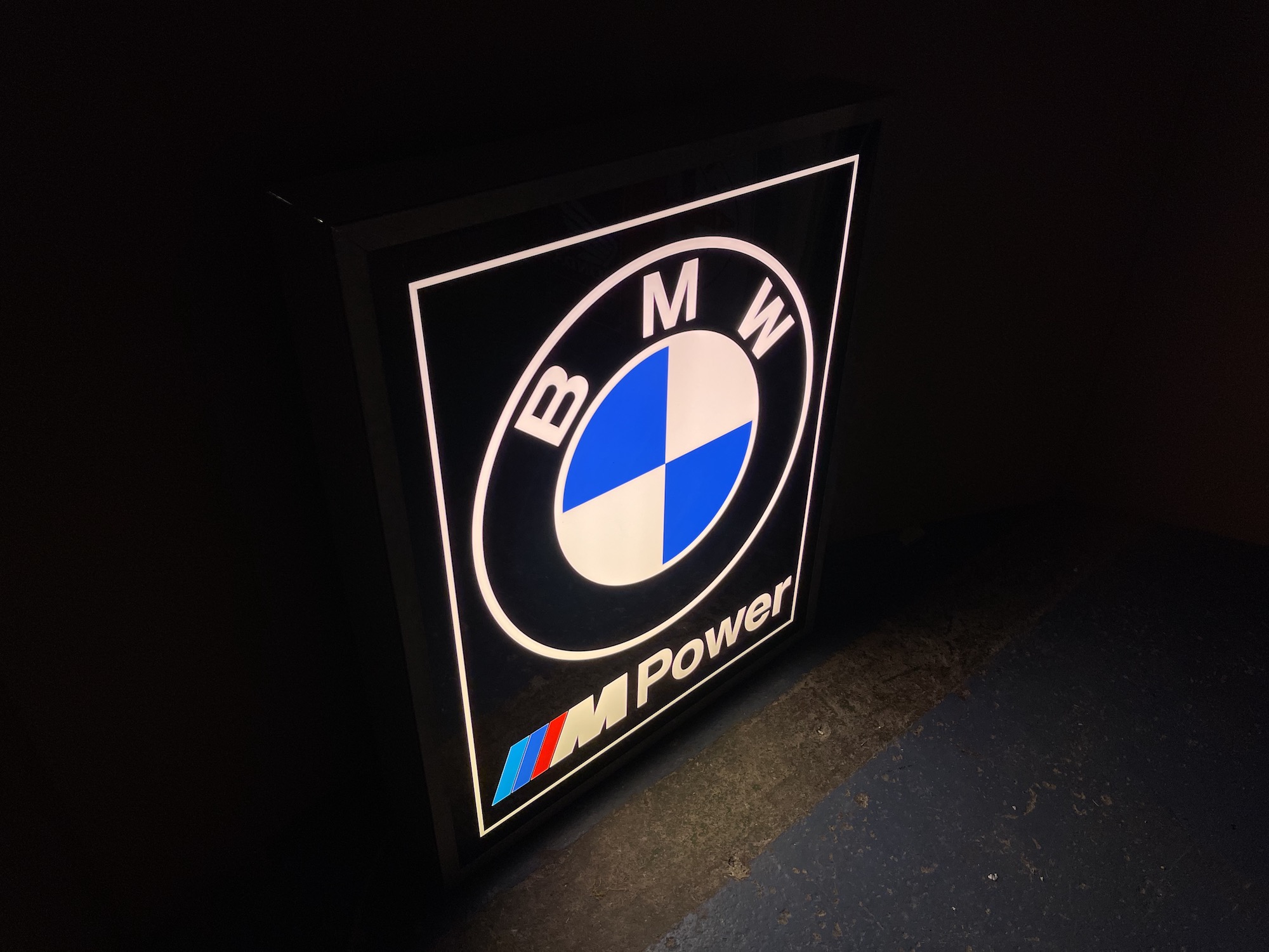 BMW M POWER SIGN for sale by auction in Northumberland, United Kingdom
