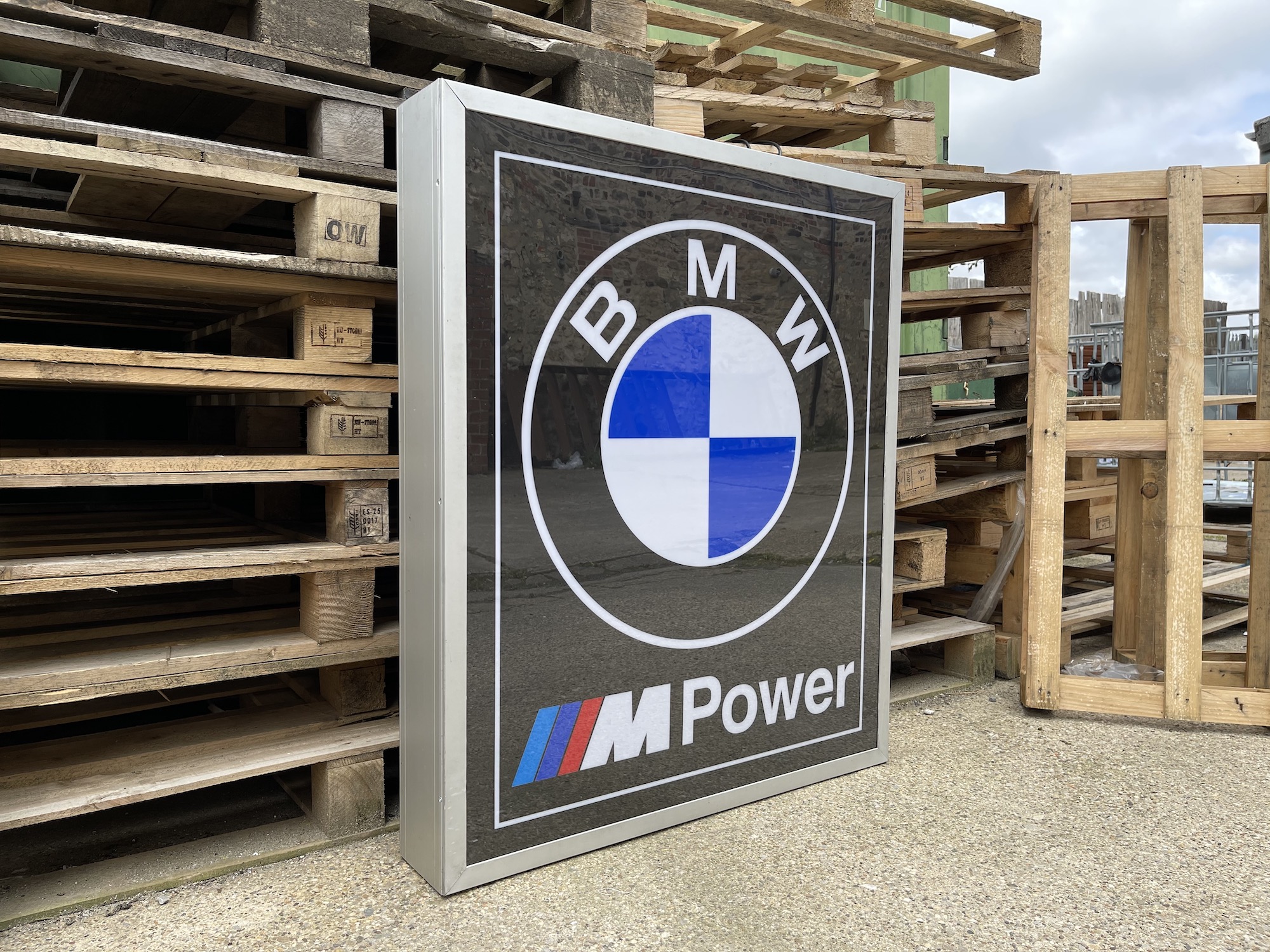 BMW M POWER SIGN for sale by auction in Northumberland, United Kingdom