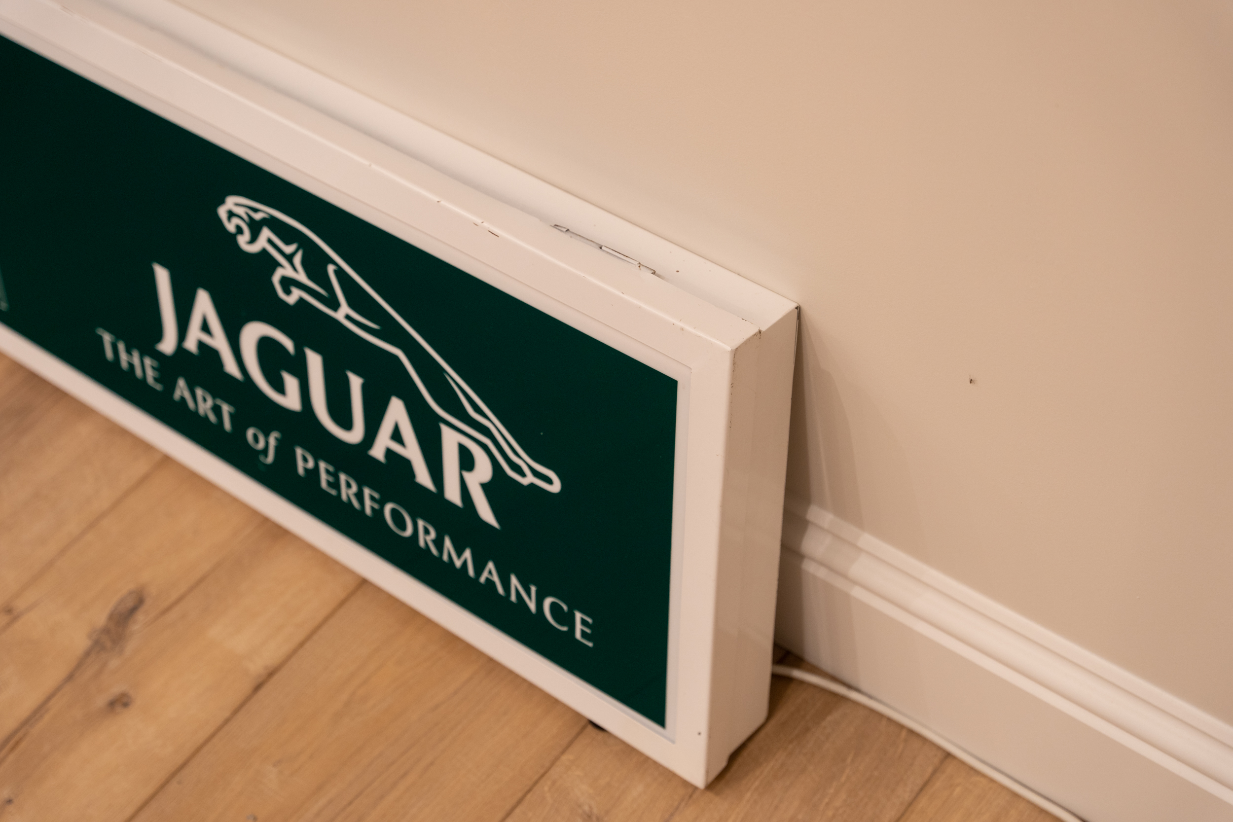 JAGUAR 'THE ART OF PERFORMANCE' ILLUMINATED SIGN for sale by auction in ...