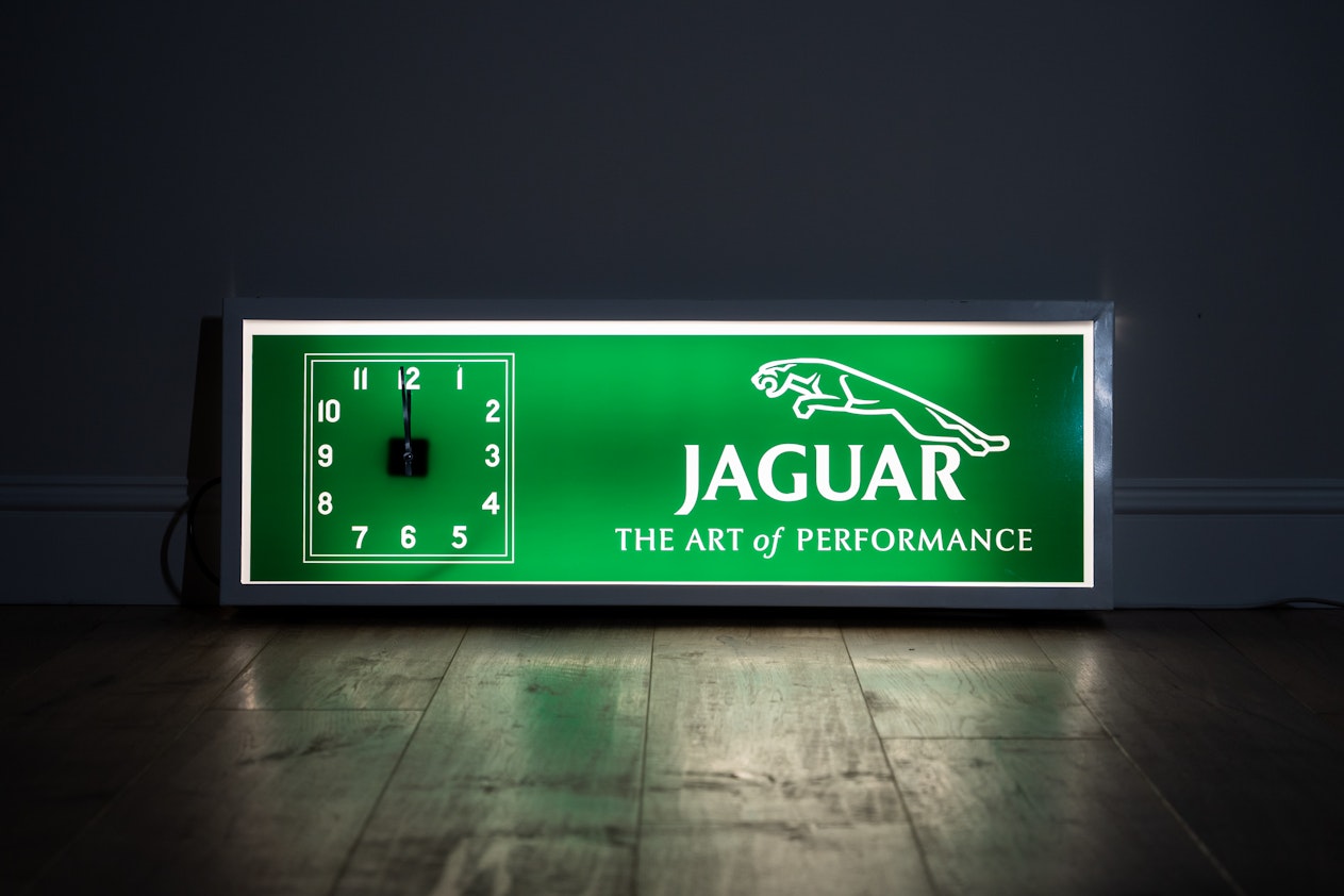 JAGUAR 'THE ART OF PERFORMANCE' ILLUMINATED SIGN