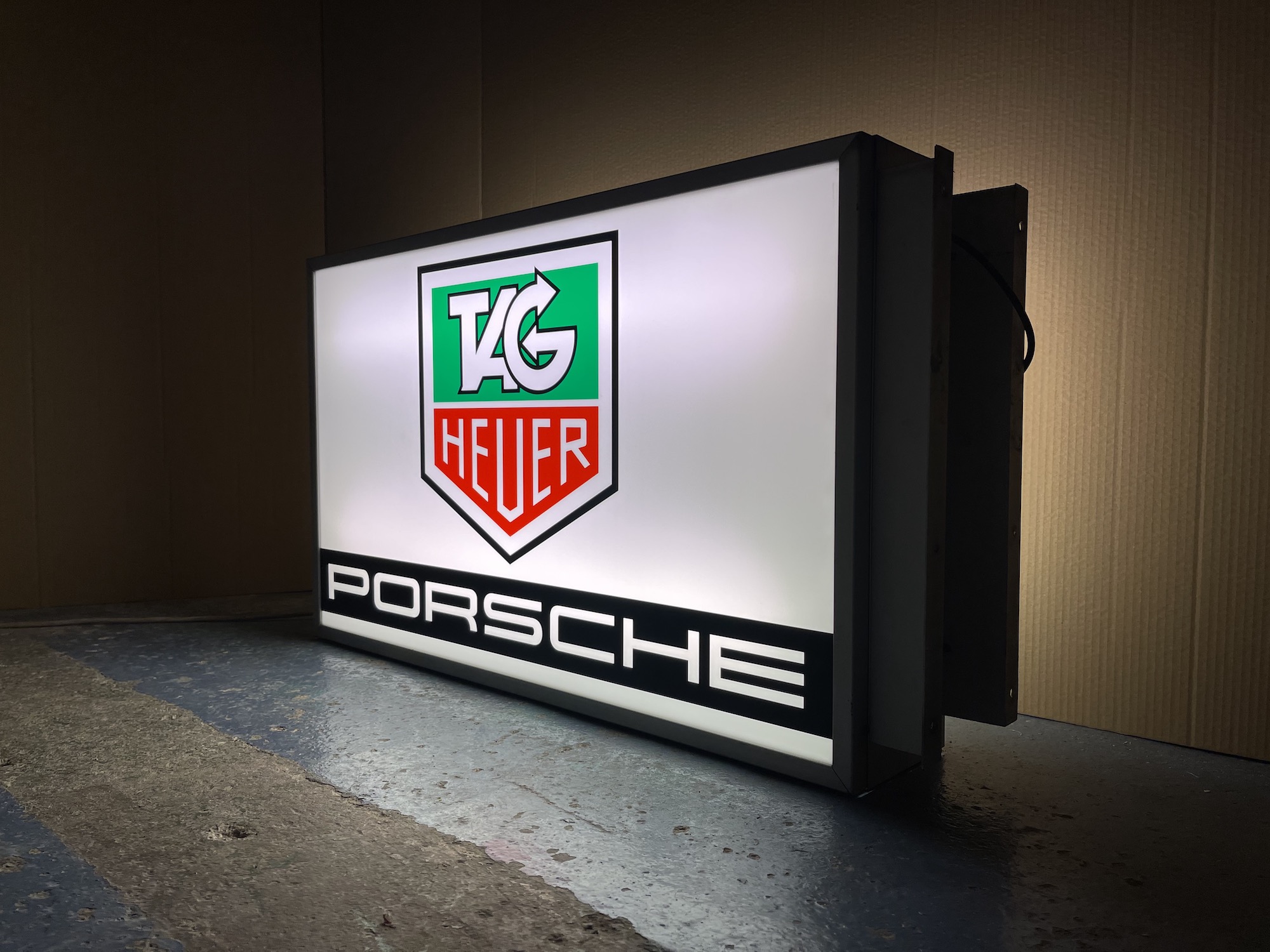 TAG HEUER PORSCHE ILLUMINATED SIGN
