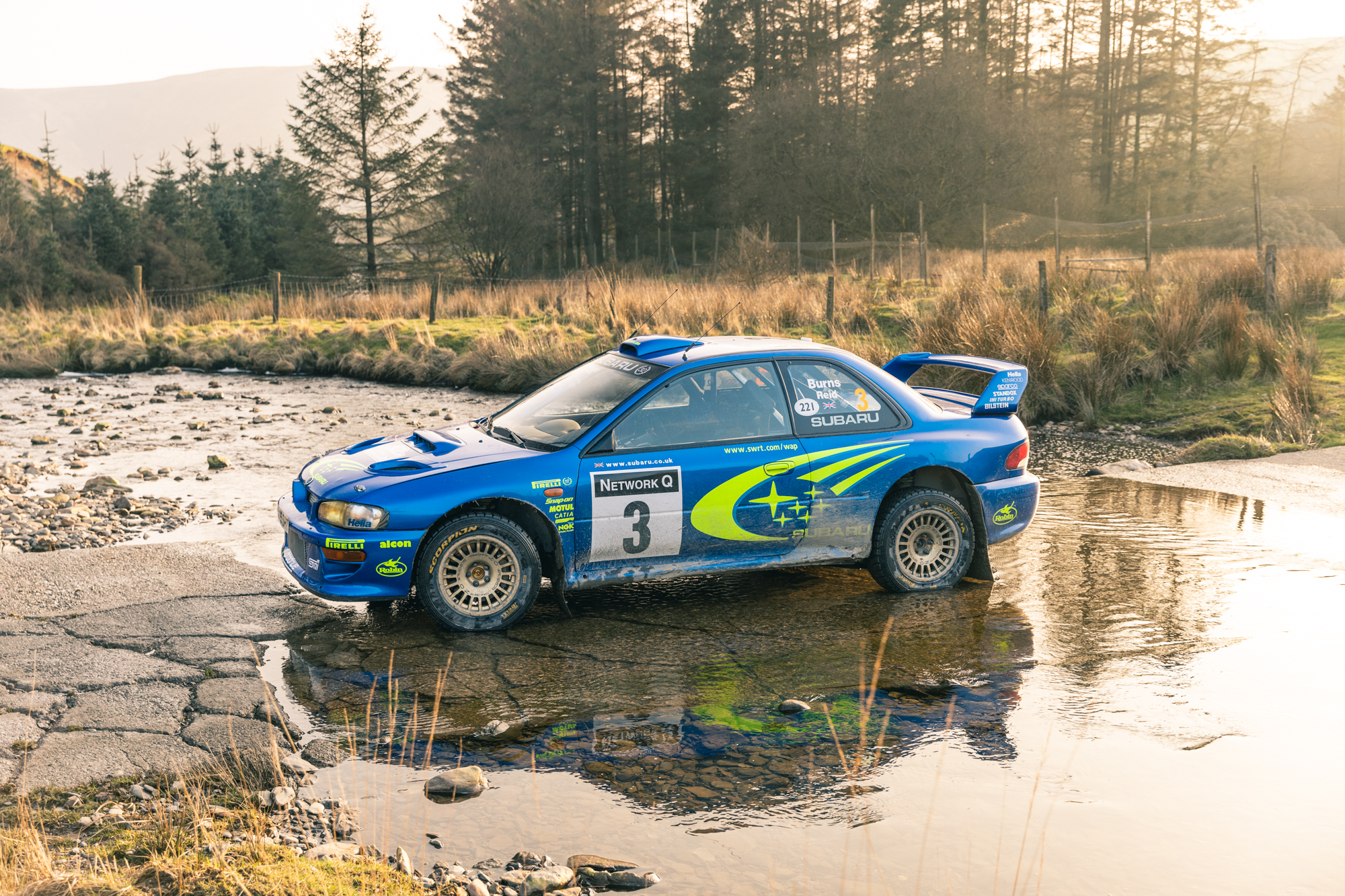 SUBARU IMPREZA S6 WRC - 2000 RALLY GB WINNER EX BURNS/REID