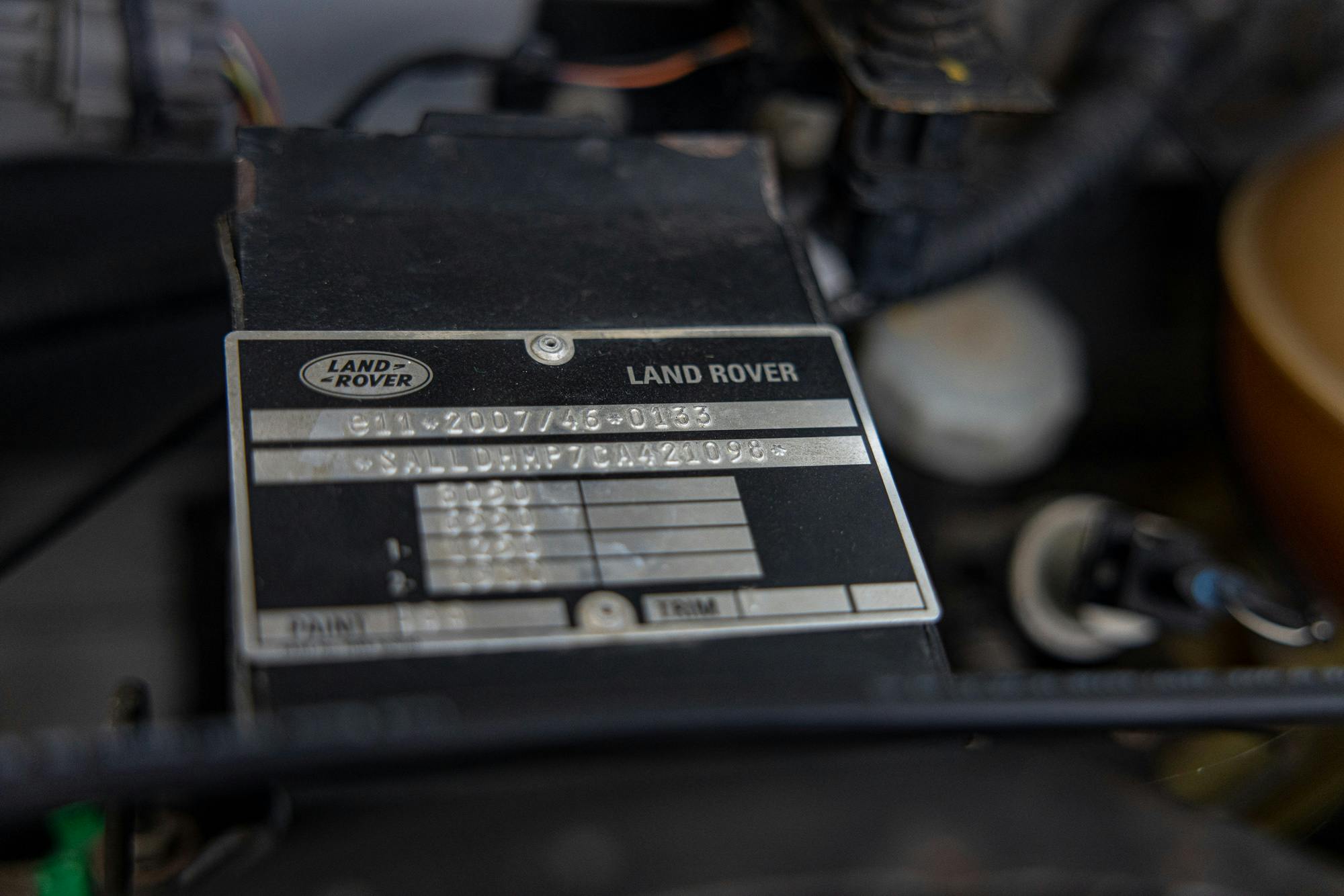 2012 LAND ROVER DEFENDER 110