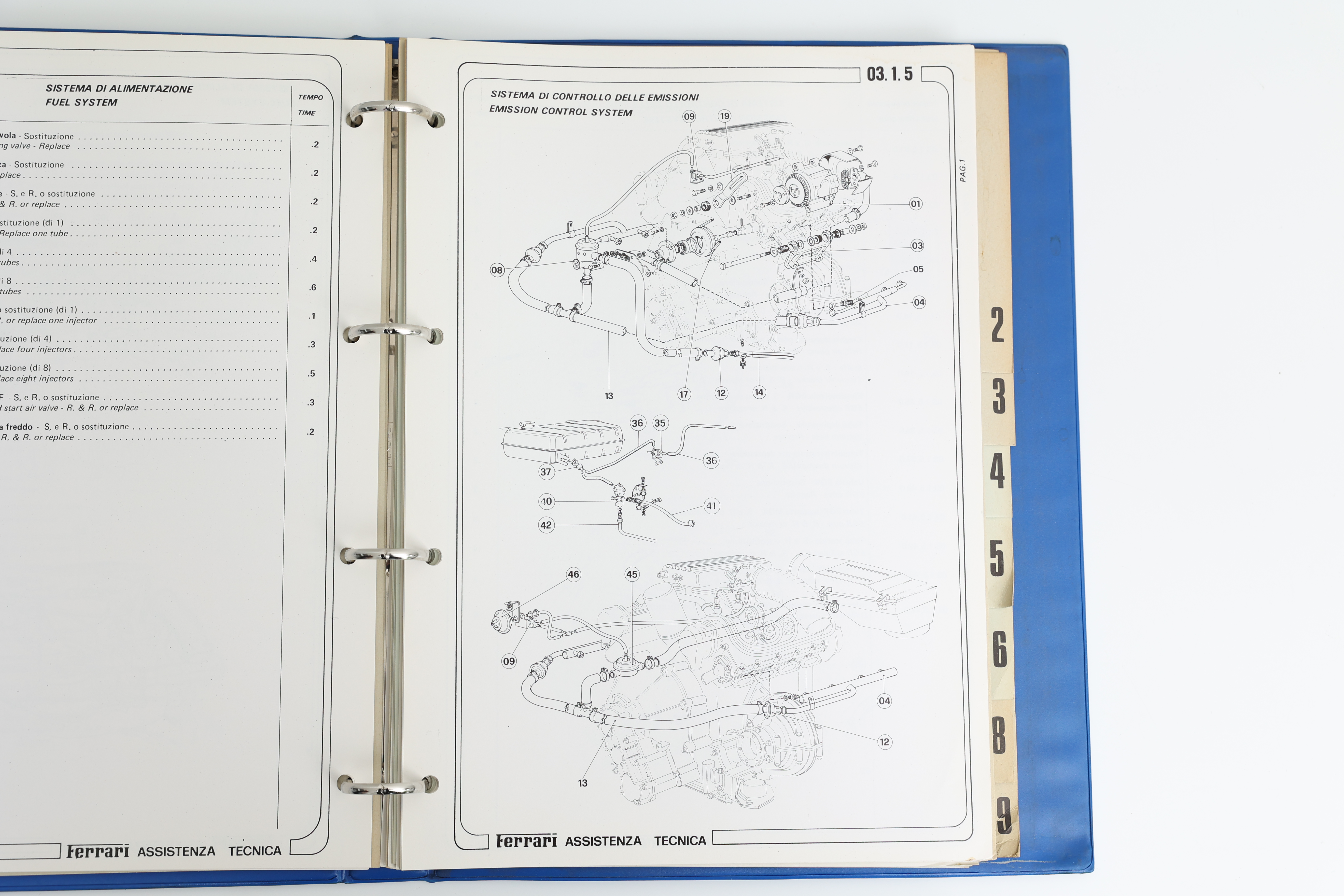 FERRARI WORKSHOP MANUALS AND PARTS CATALOGUES for sale by auction in ...