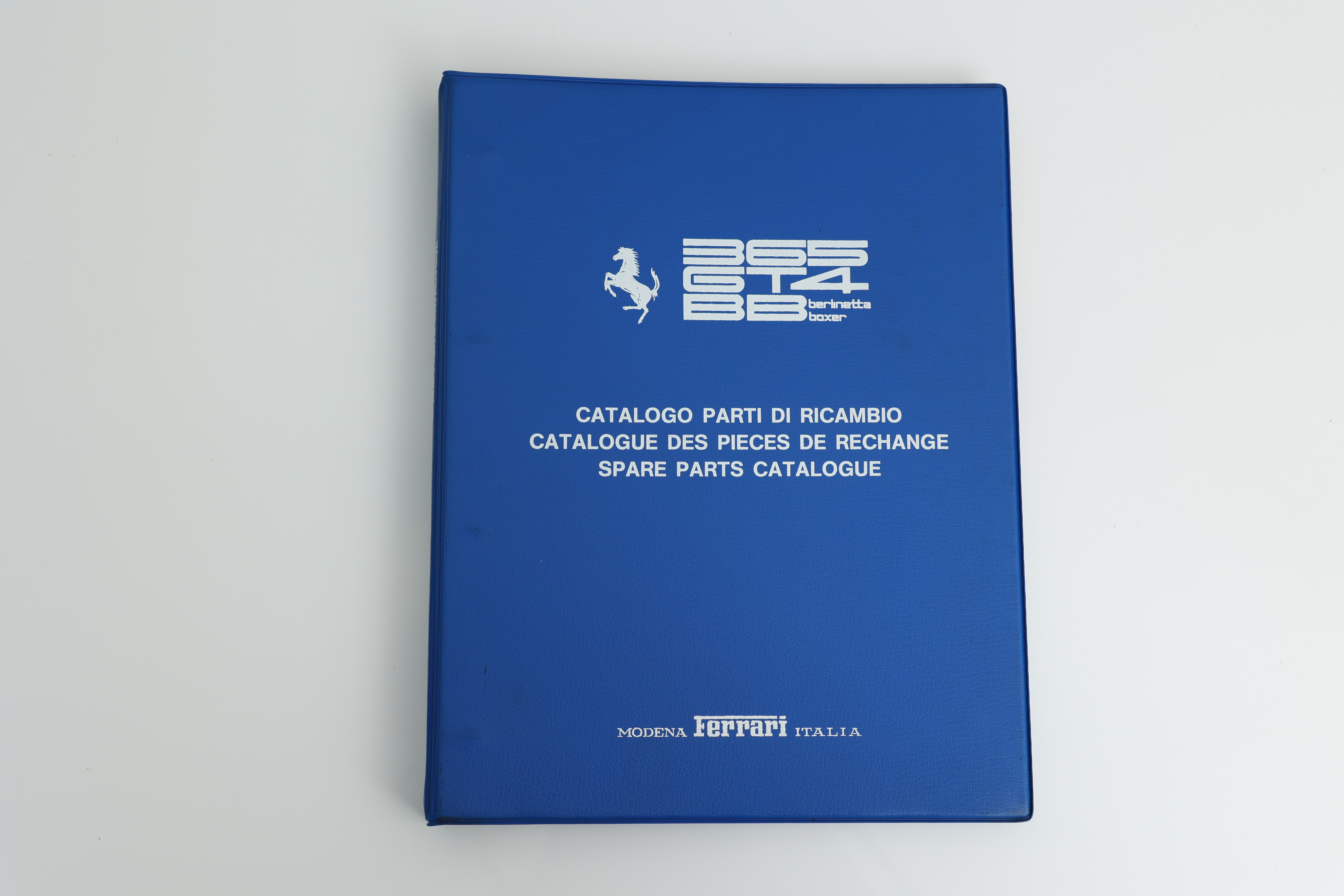 FERRARI WORKSHOP MANUALS AND PARTS CATALOGUES for sale by auction in ...