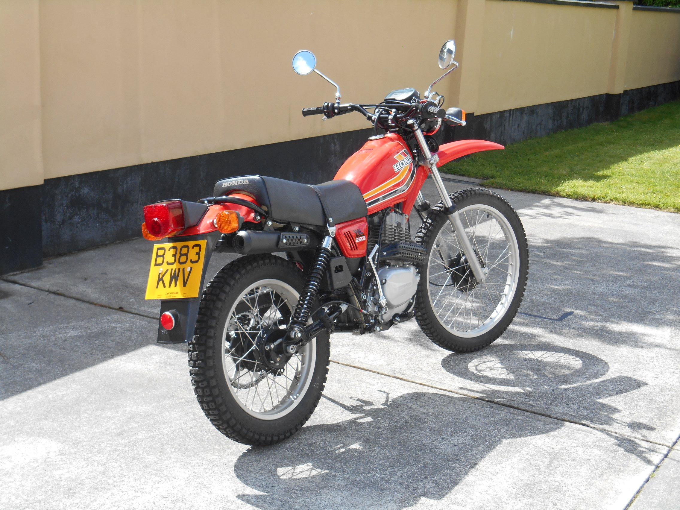 1978 HONDA XL250S for sale by auction in County Clare, Ireland