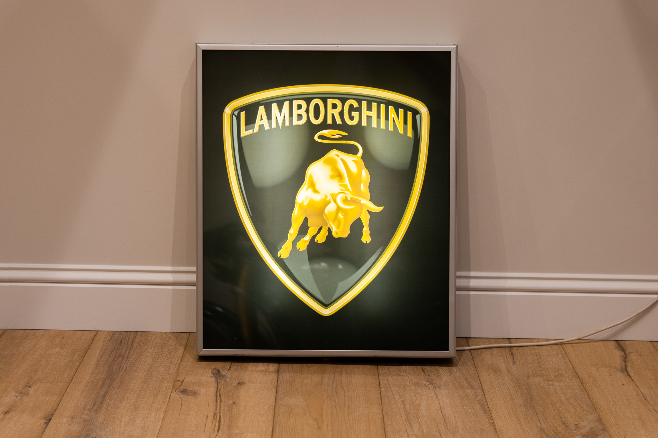 LAMBORGHINI ILLUMINATED DEALERSHIP SIGN