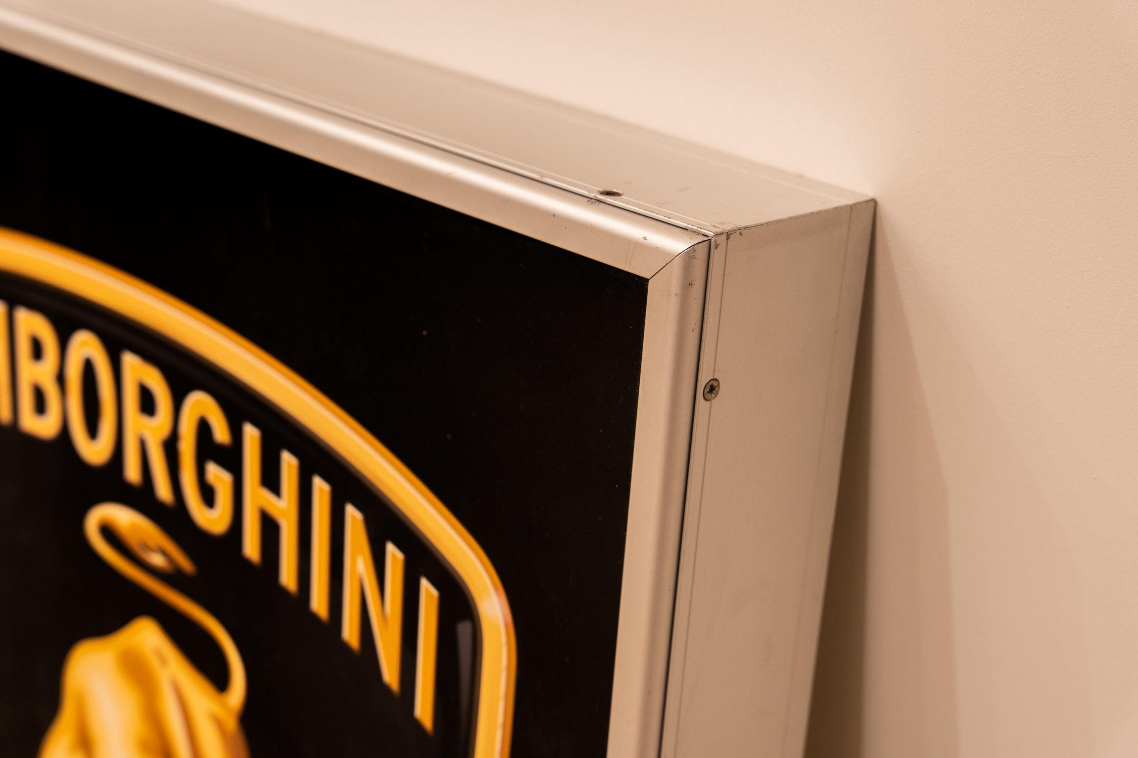 LAMBORGHINI ILLUMINATED DEALERSHIP SIGN