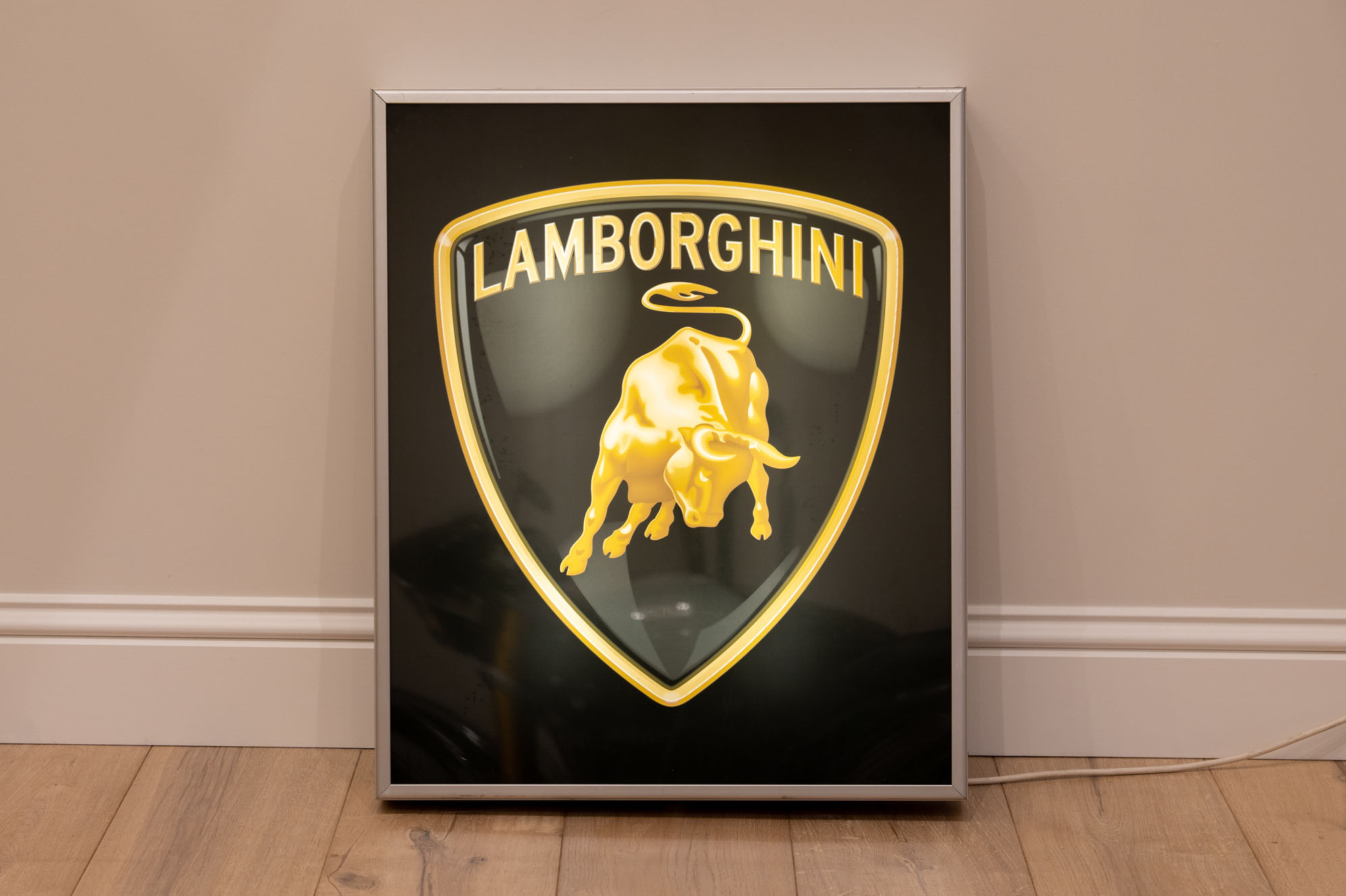 LAMBORGHINI ILLUMINATED DEALERSHIP SIGN