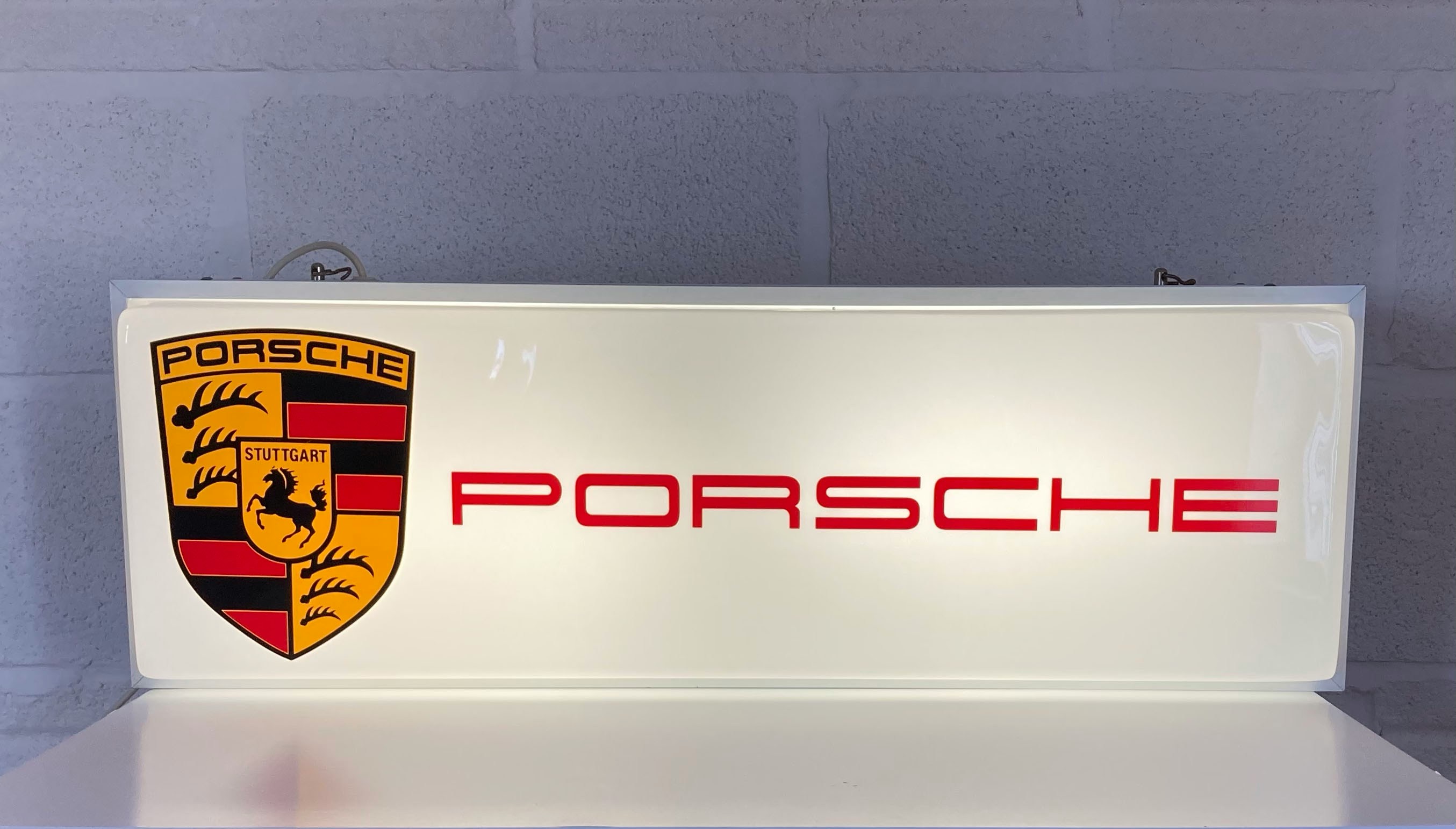PORSCHE ILLUMINATED SIGN