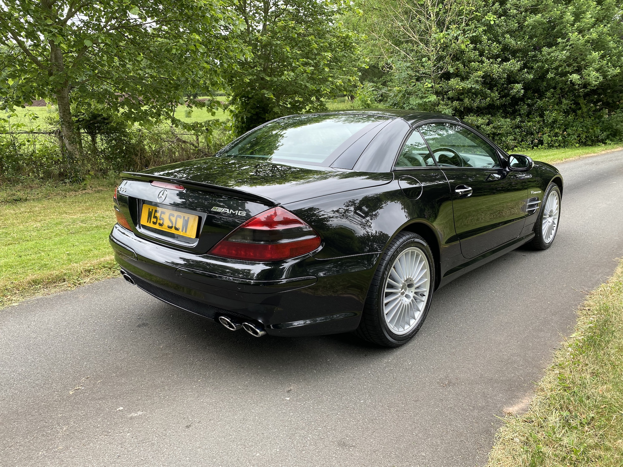 2002 MERCEDES-BENZ SL55 AMG for sale by auction in Abergavenny, Wales ...