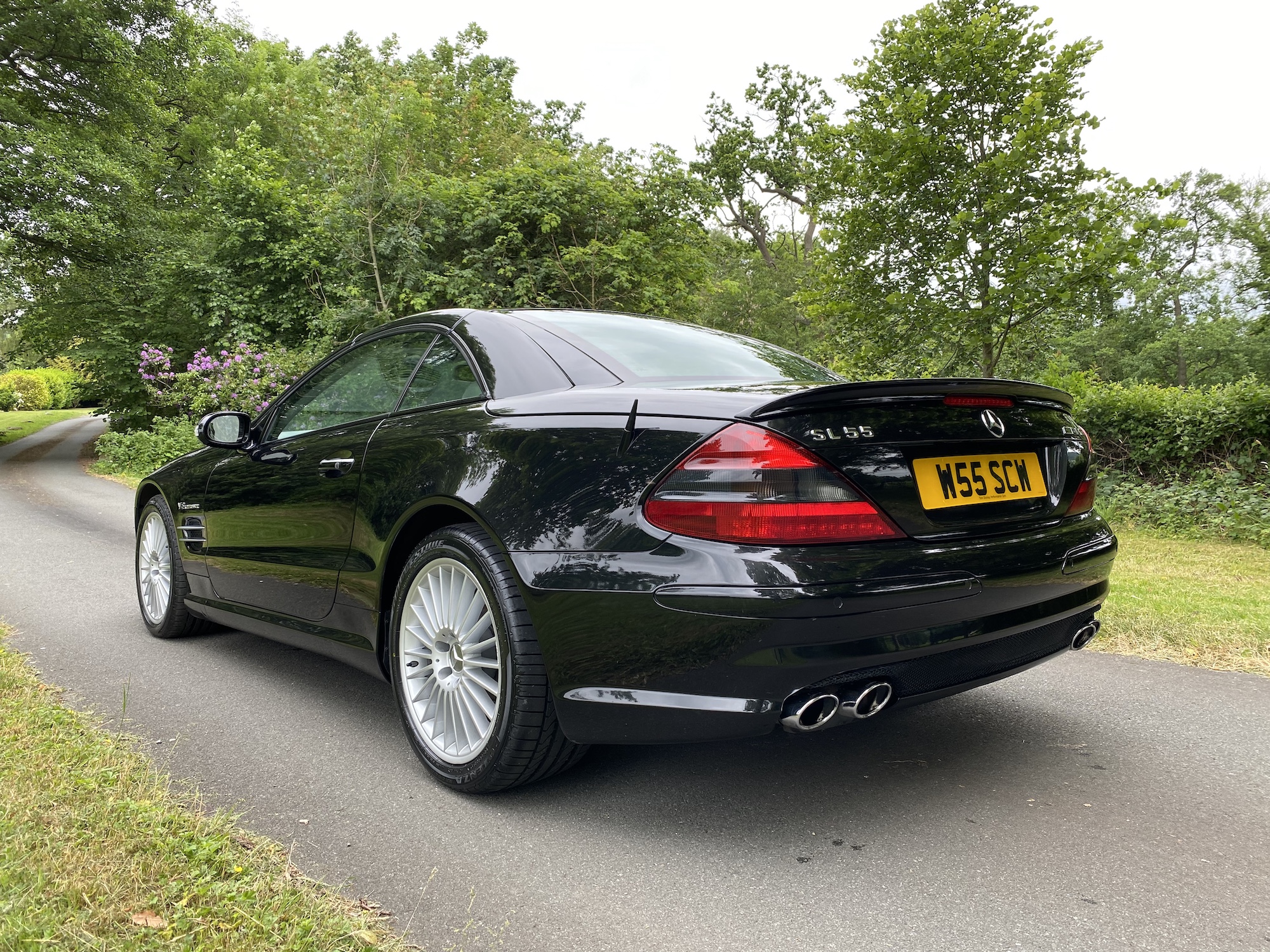 2002 MERCEDES-BENZ SL55 AMG for sale by auction in Abergavenny, Wales ...