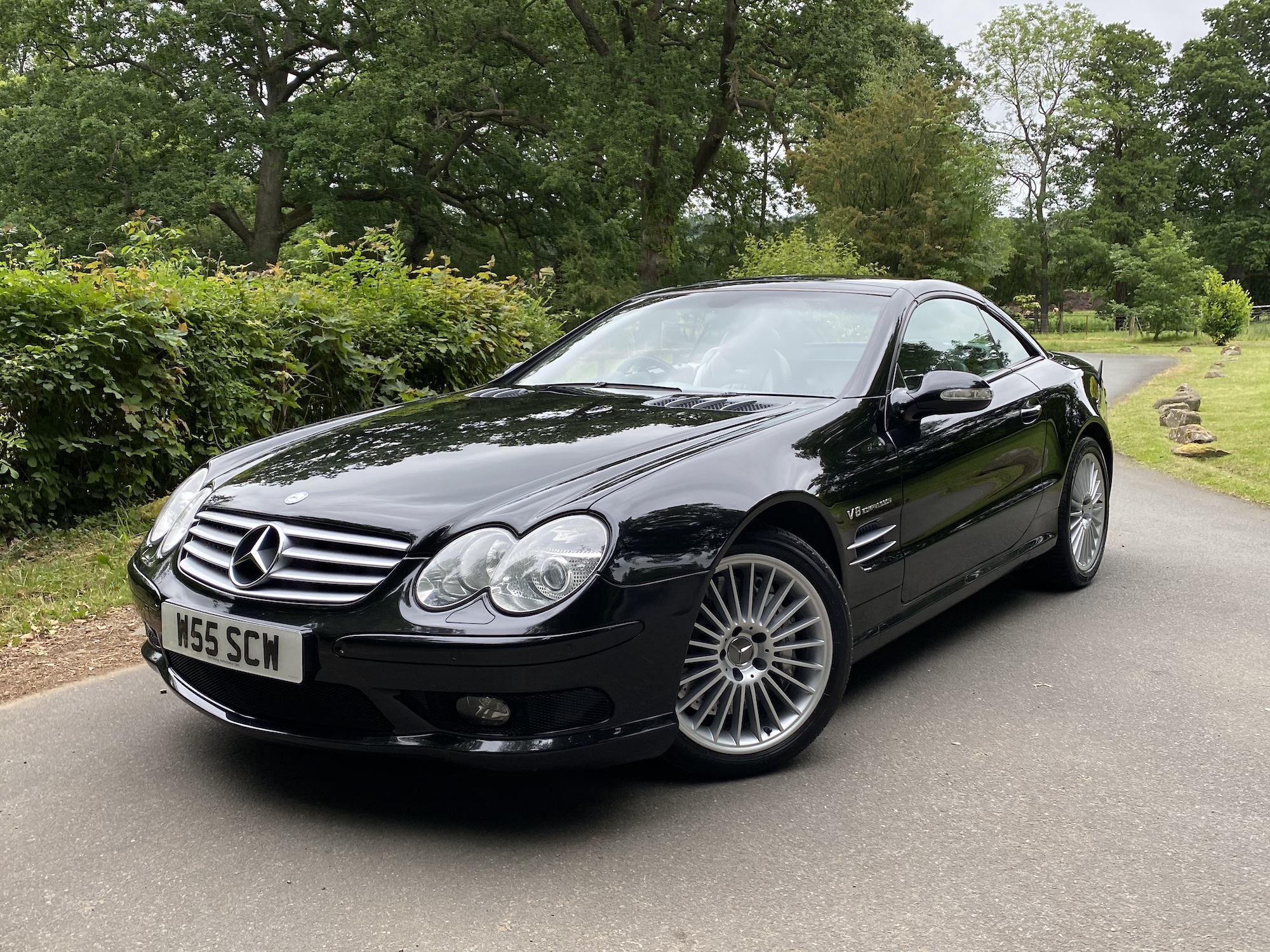 2002 MERCEDES-BENZ SL55 AMG for sale by auction in Abergavenny, Wales ...