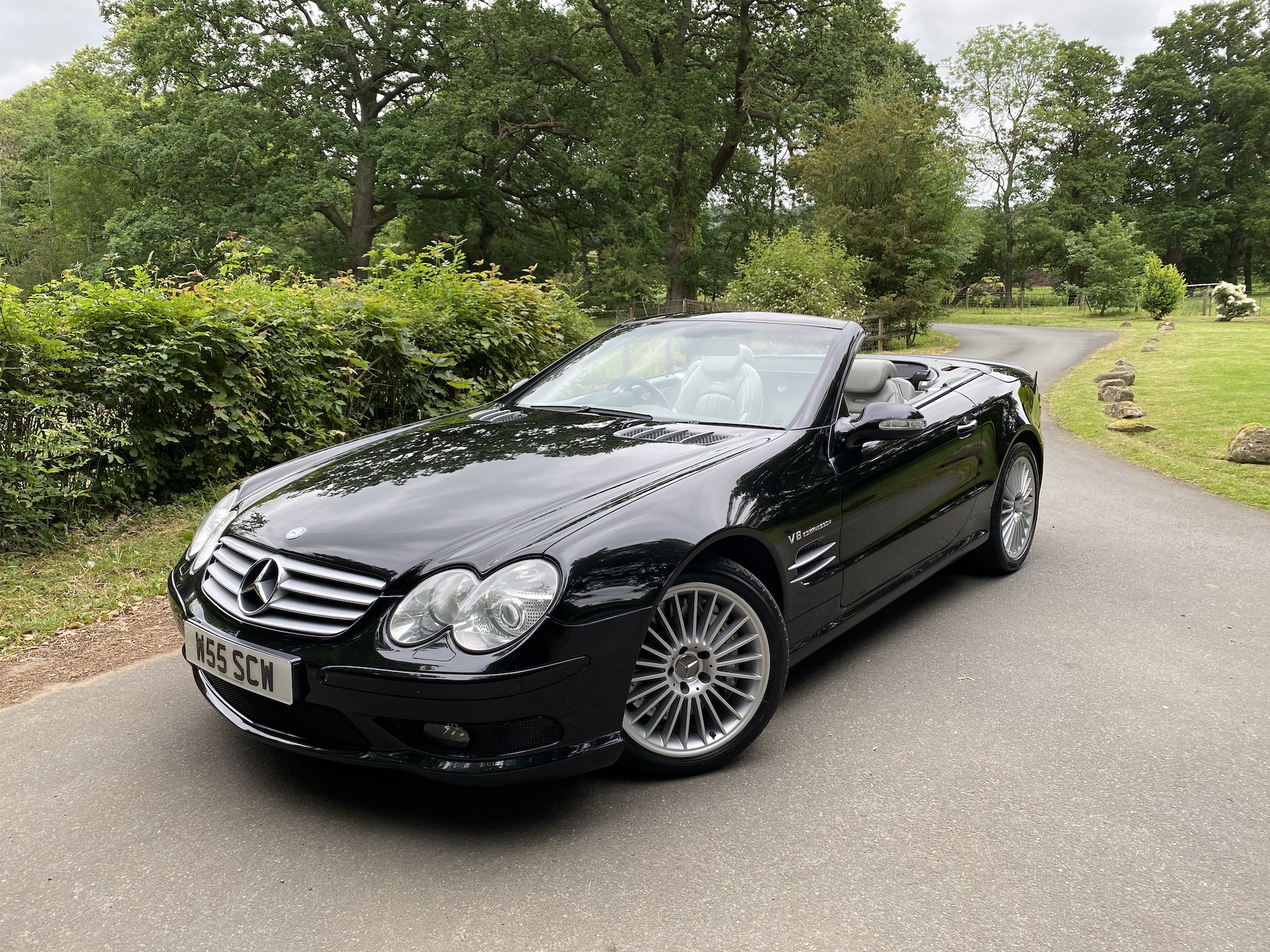 2002 MERCEDES-BENZ SL55 AMG for sale by auction in Abergavenny, Wales ...