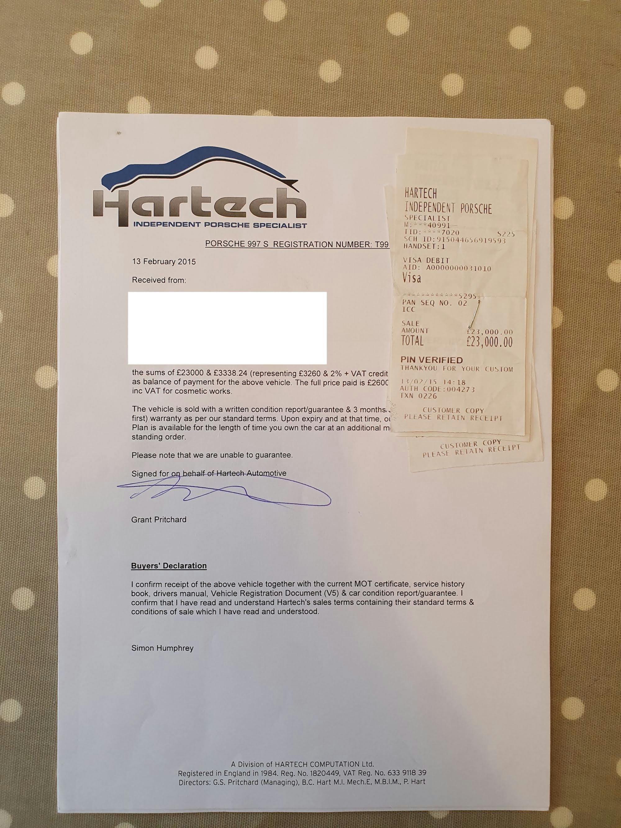 2005 PORSCHE 911 (997) CARRERA S - HARTECH REBUILD