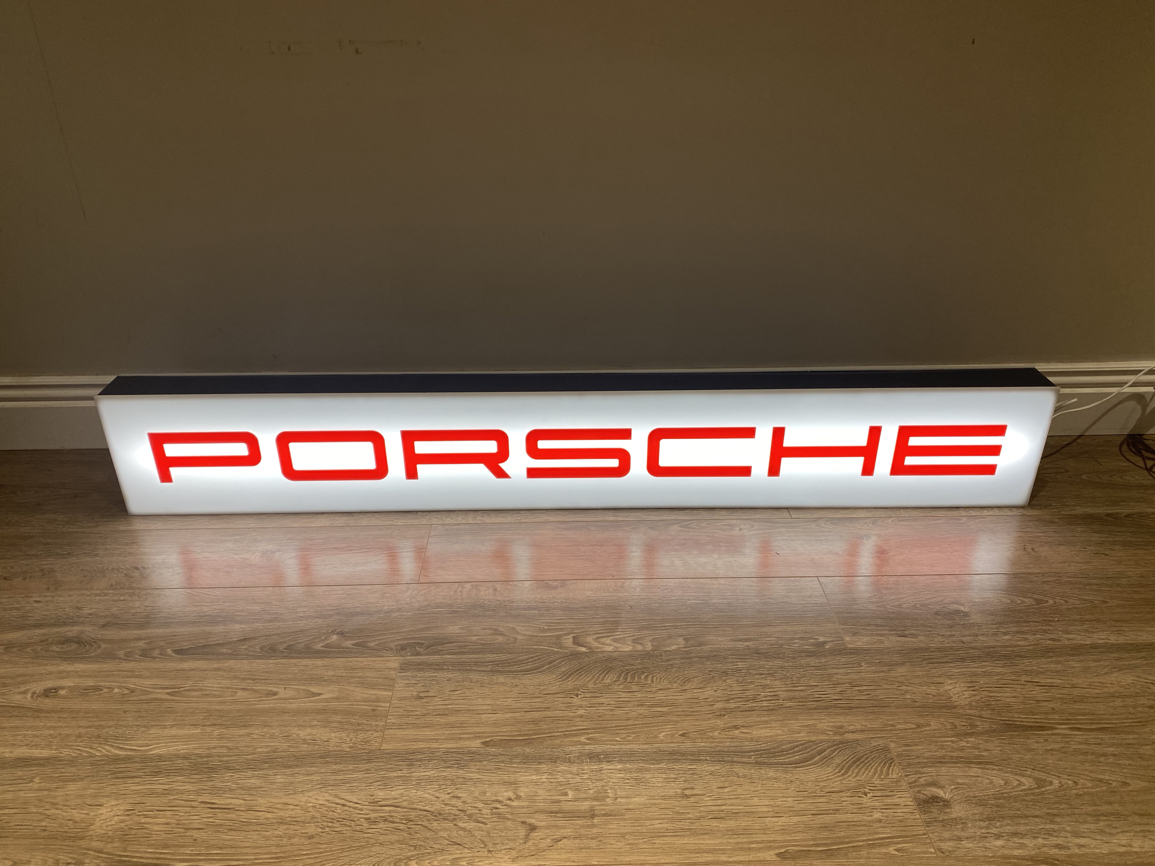 PORSCHE ILLUMINATED SIGN