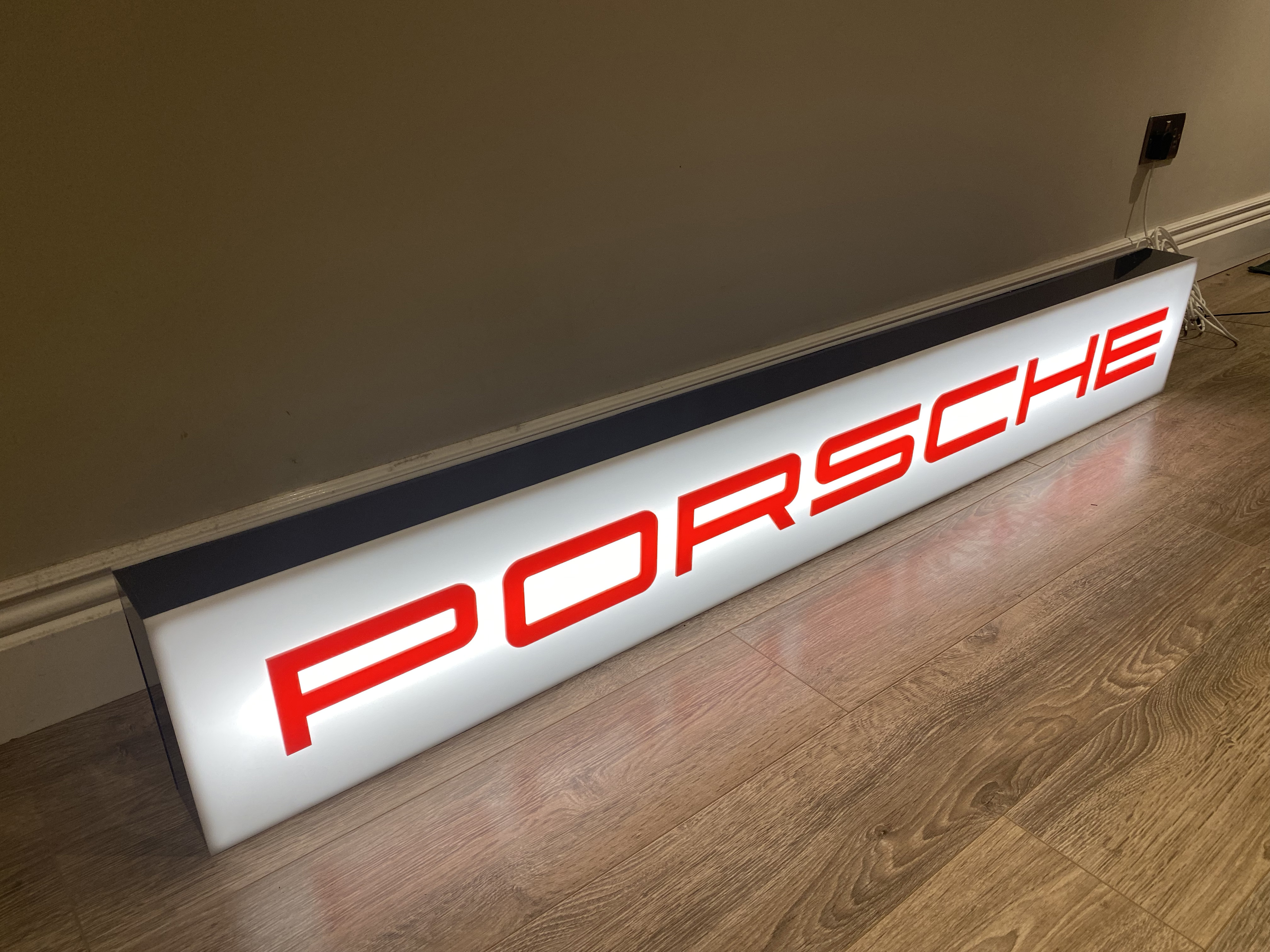 PORSCHE ILLUMINATED SIGN for sale by auction in West Midlands, United ...