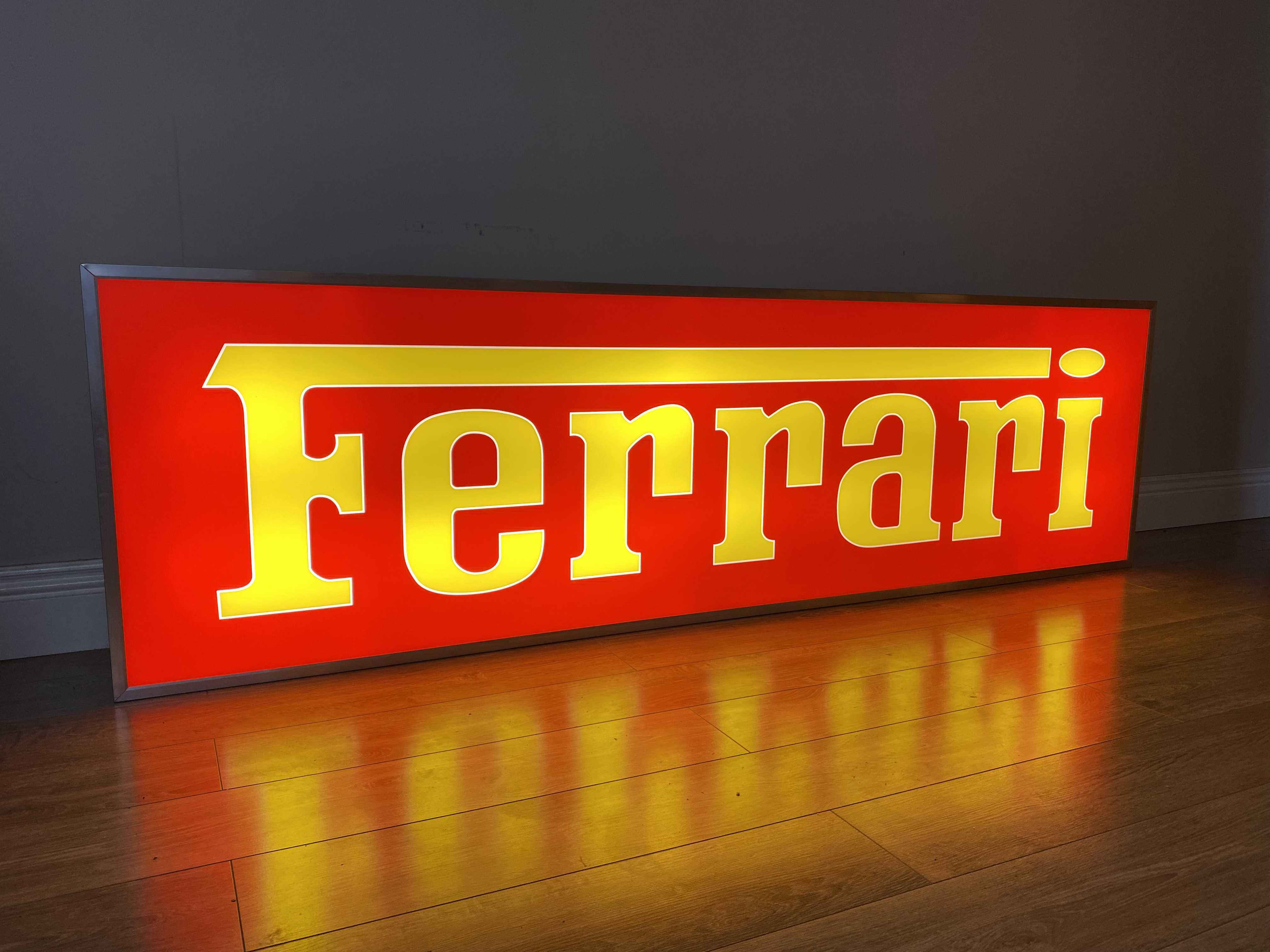 FERRARI ILLUMINATED SIGN