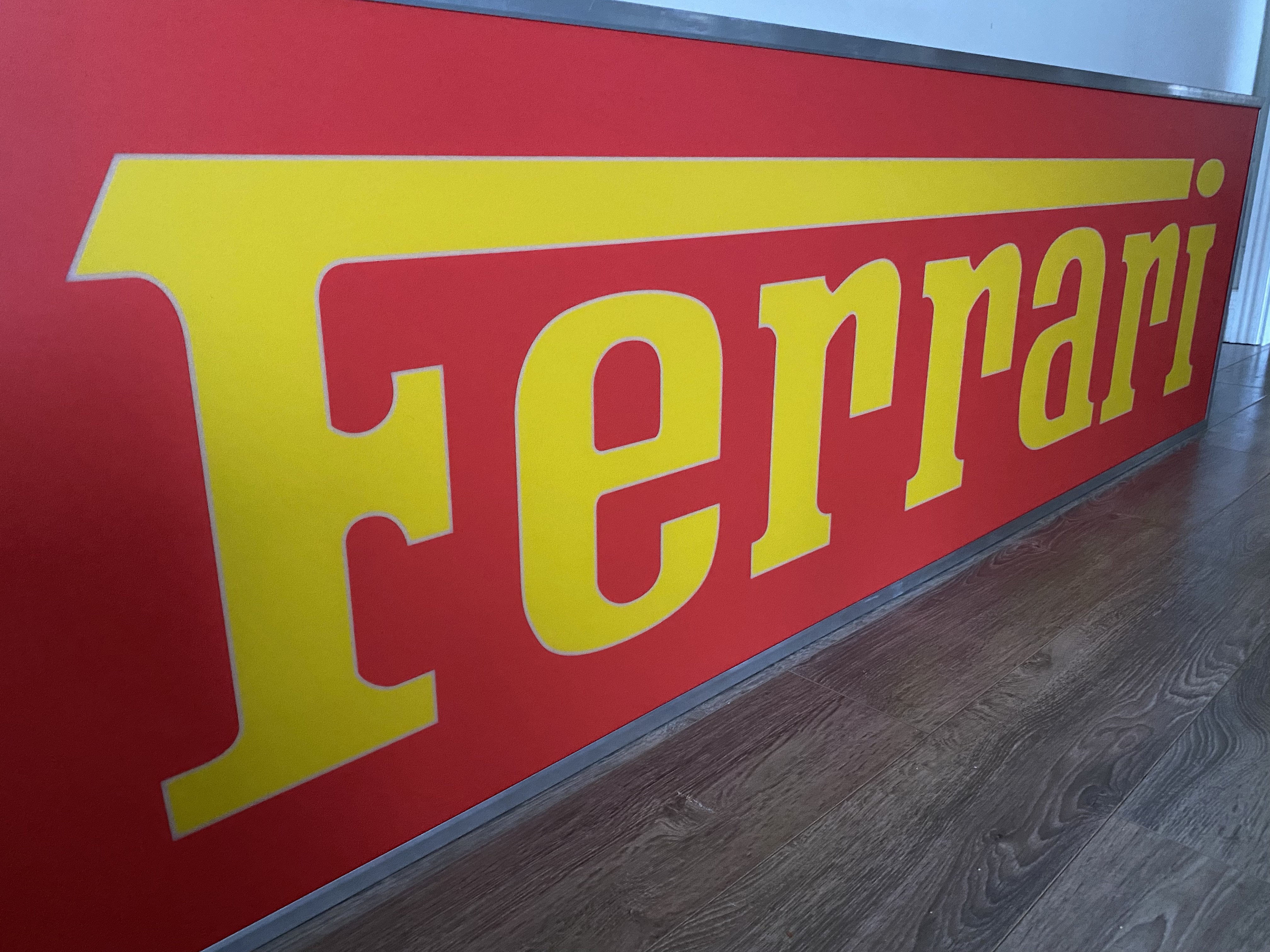 FERRARI ILLUMINATED SIGN