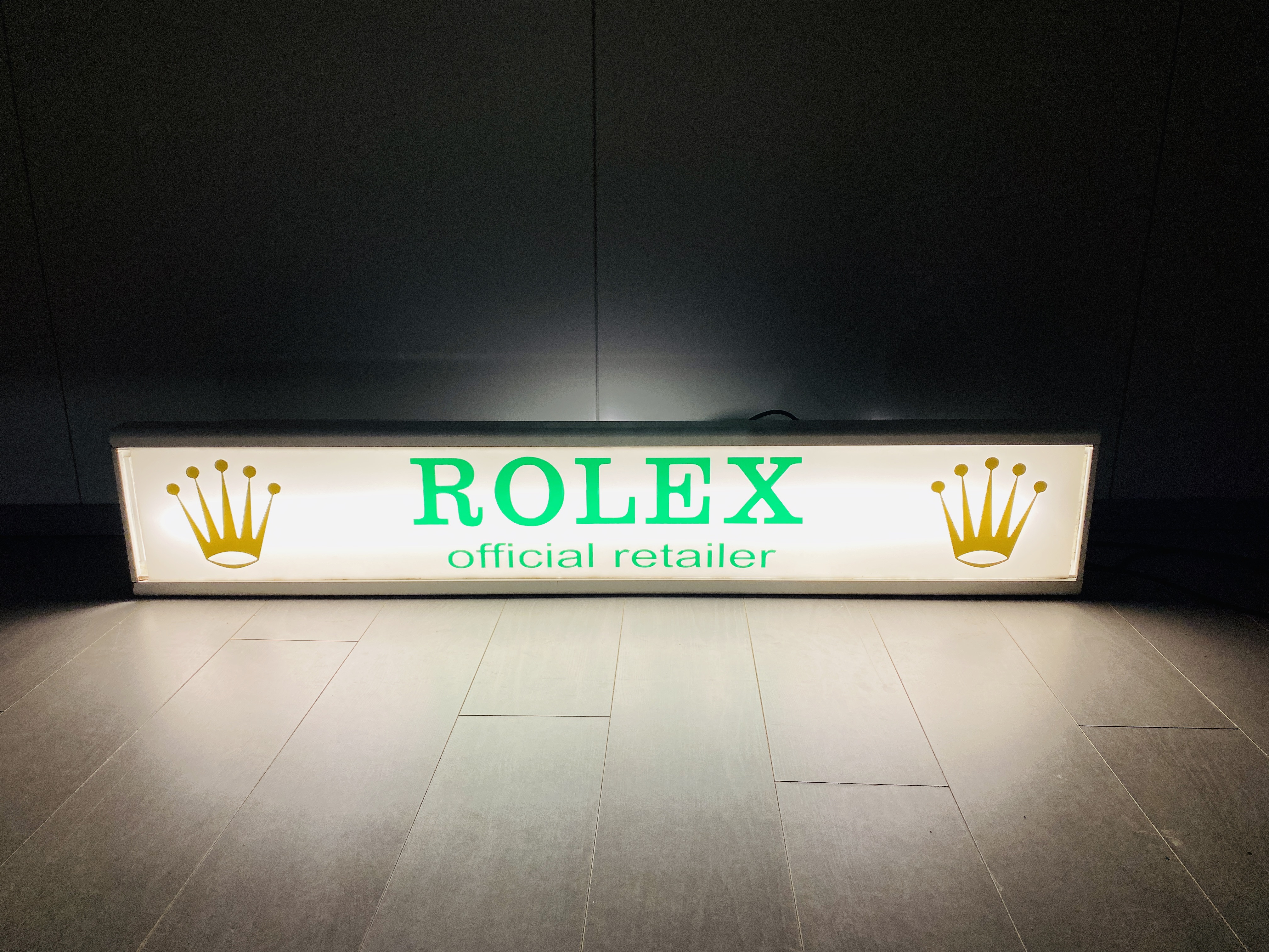 SET OF ROLEX ILLUMINATED SIGNS for sale by auction in Ravenna, Italy