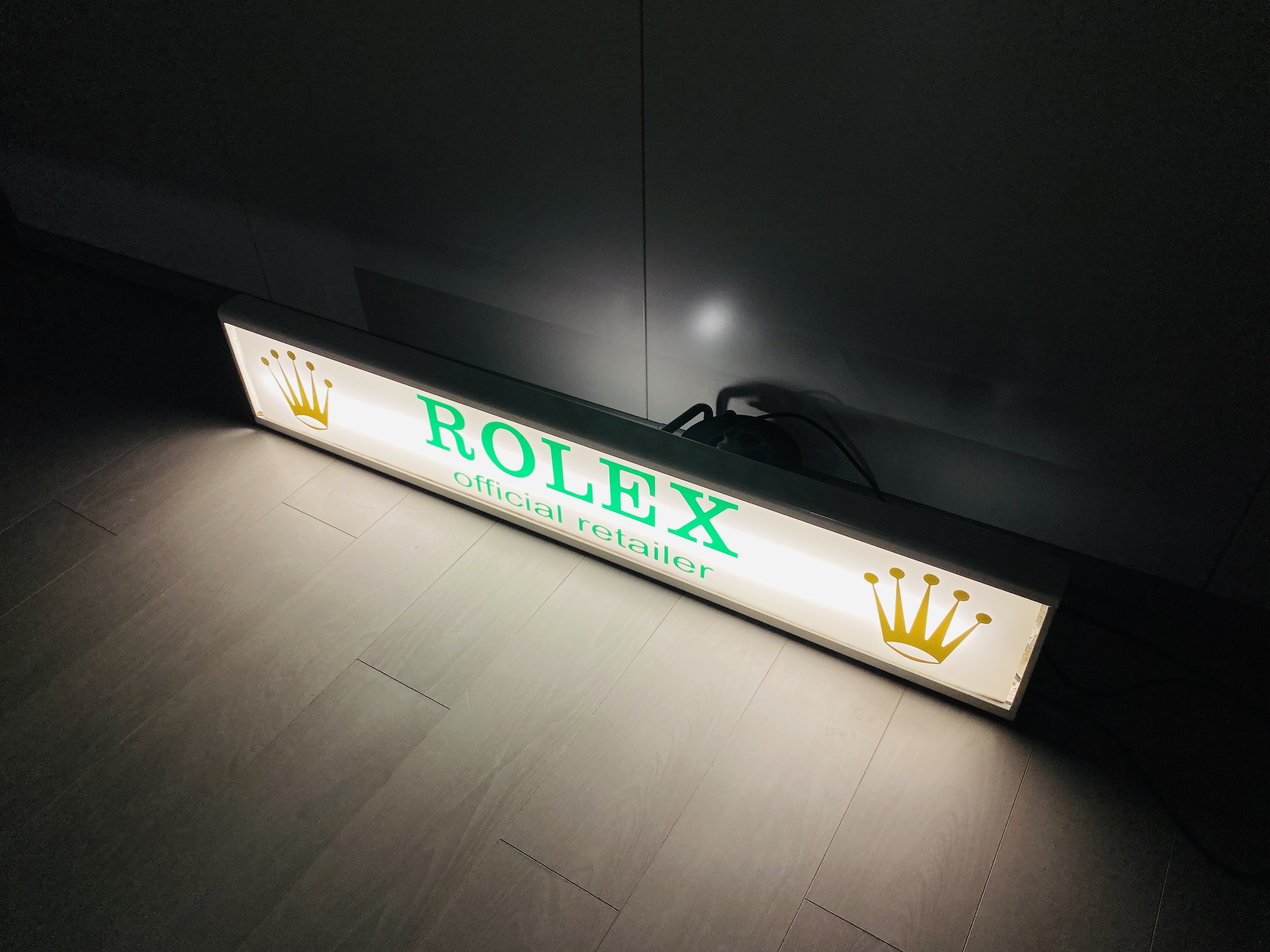 SET OF ROLEX ILLUMINATED SIGNS for sale by auction in Ravenna, Italy