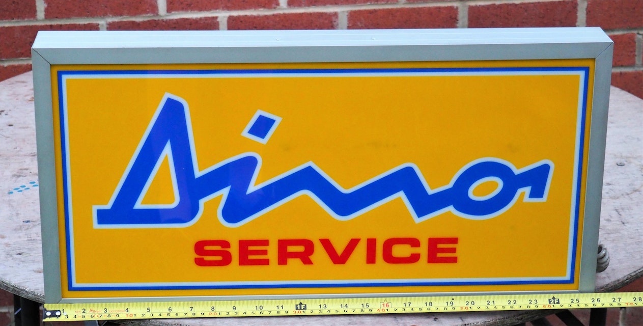 FERRARI DINO ILLUMINATED SIGN