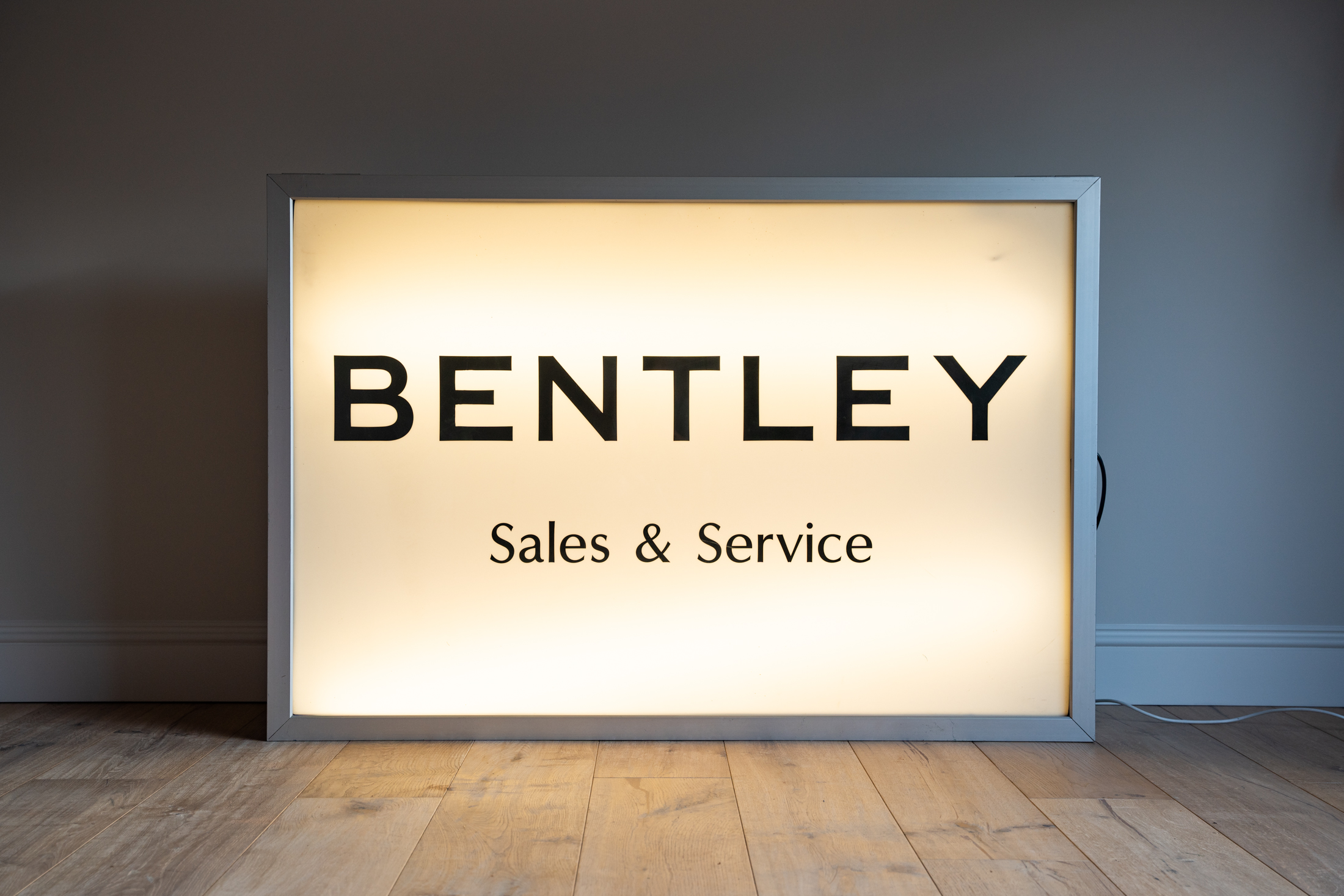 BENTLEY SALES AND SERVICE ILLUMINATED SIGN