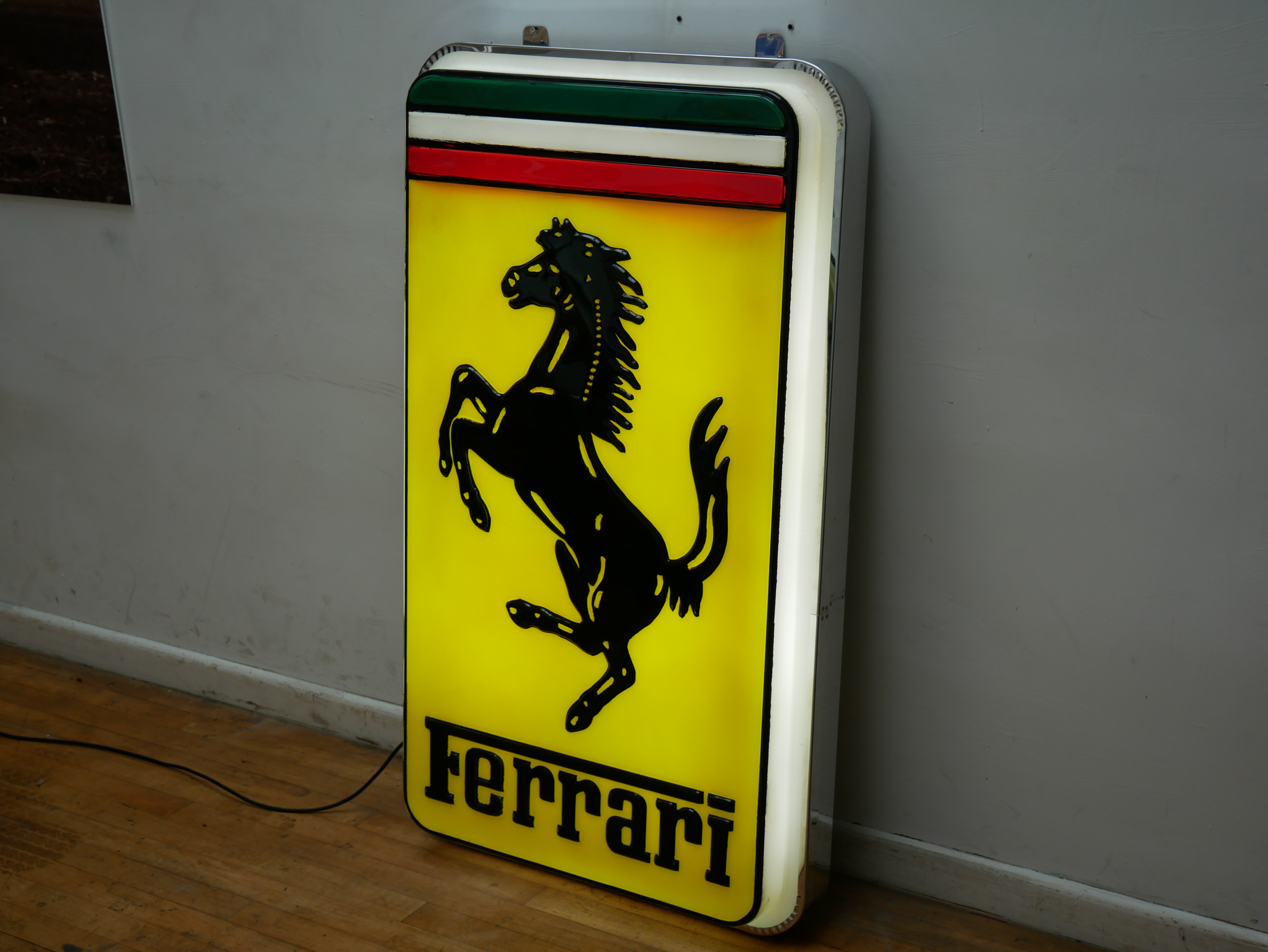 FERRARI ILLUMINATED SIGN