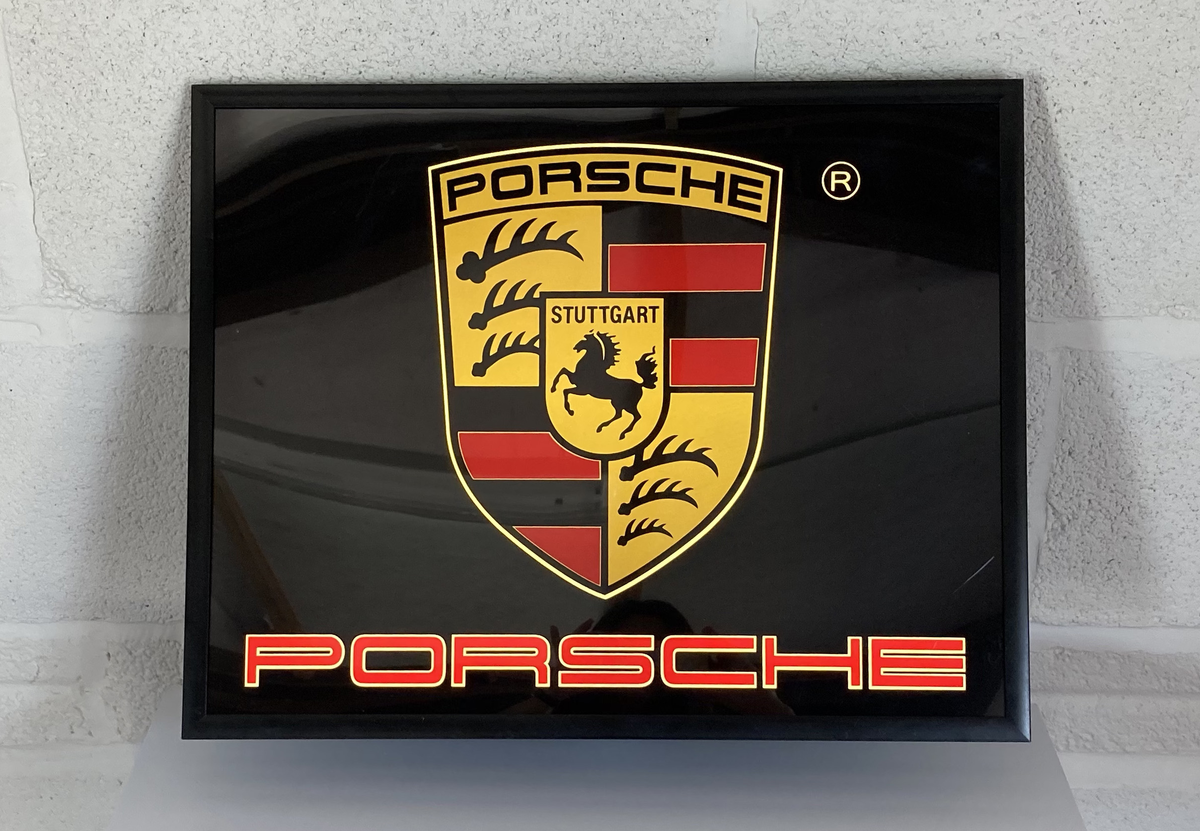 PORSCHE ILLUMINATED SIGN