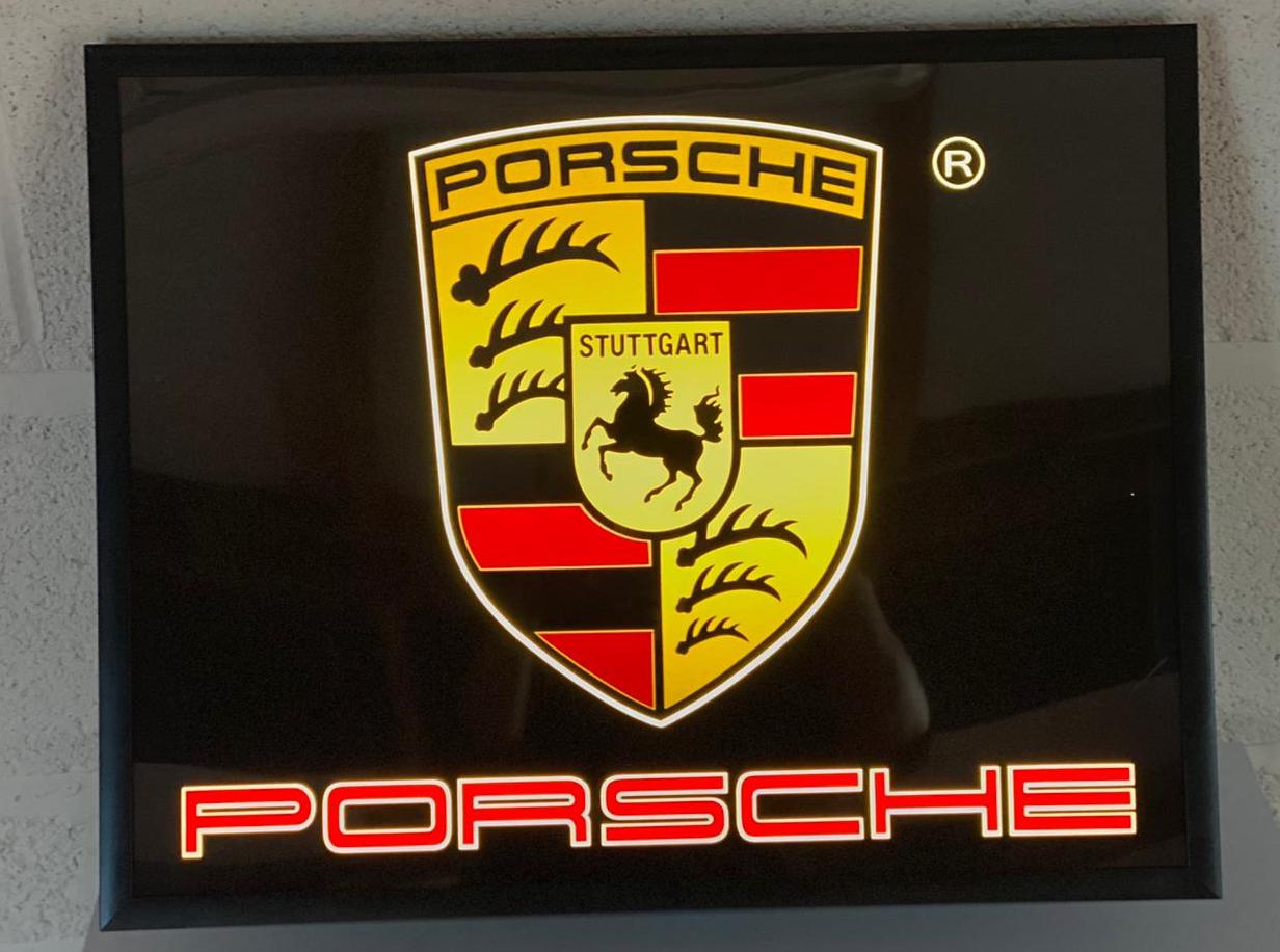 PORSCHE ILLUMINATED SIGN