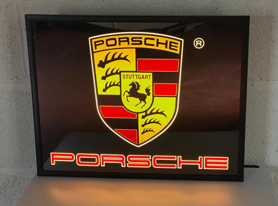 PORSCHE ILLUMINATED SIGN
