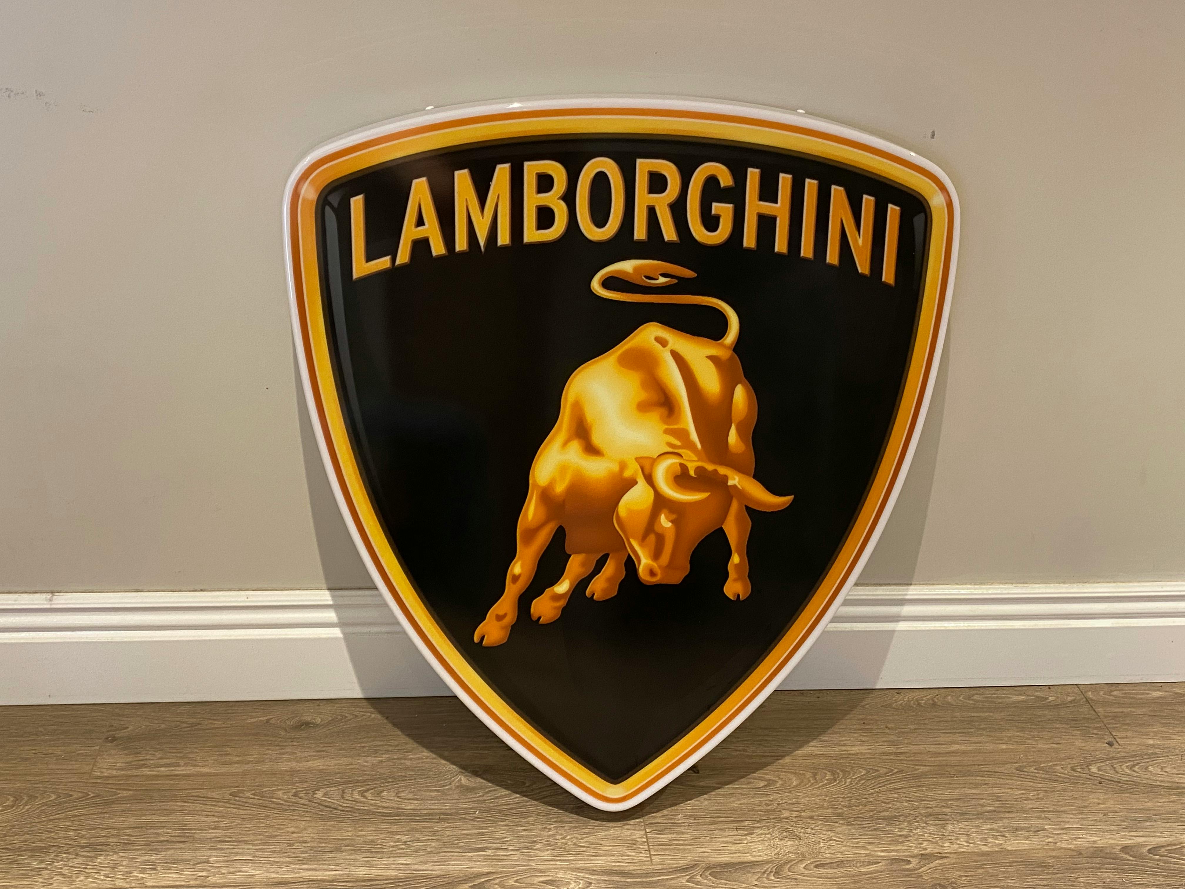 LAMBORGHINI LOGO ILLUMINATED SIGN